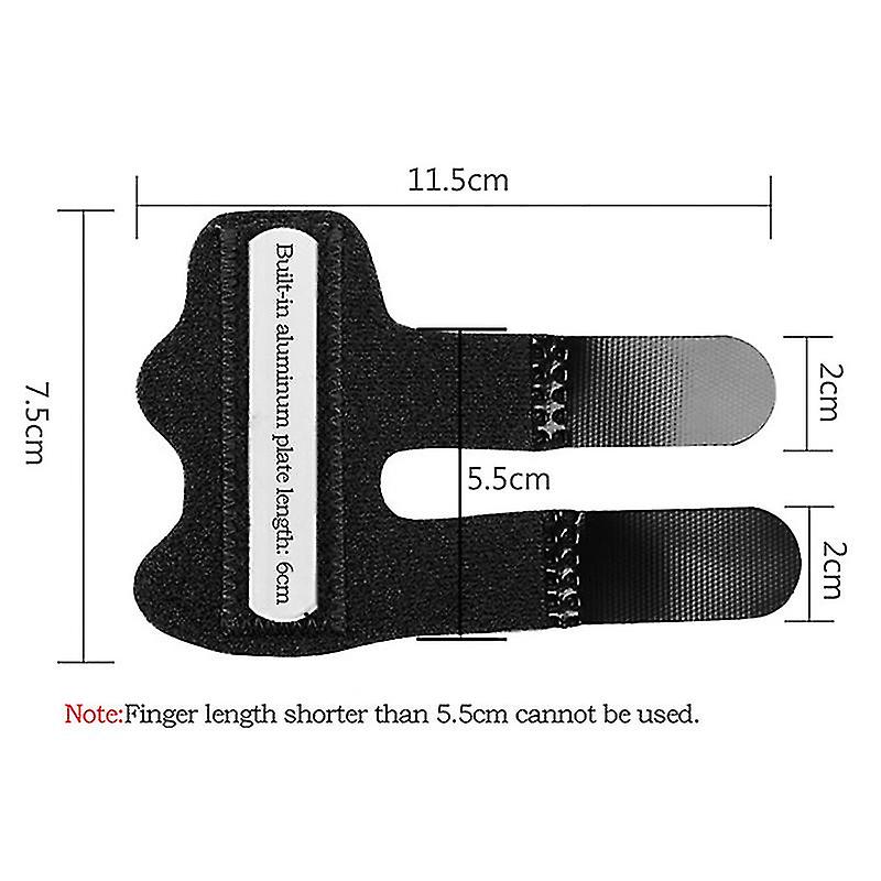 Pain Relief Trigger Finger Fixing Splint räta ut justerbar stukning ...