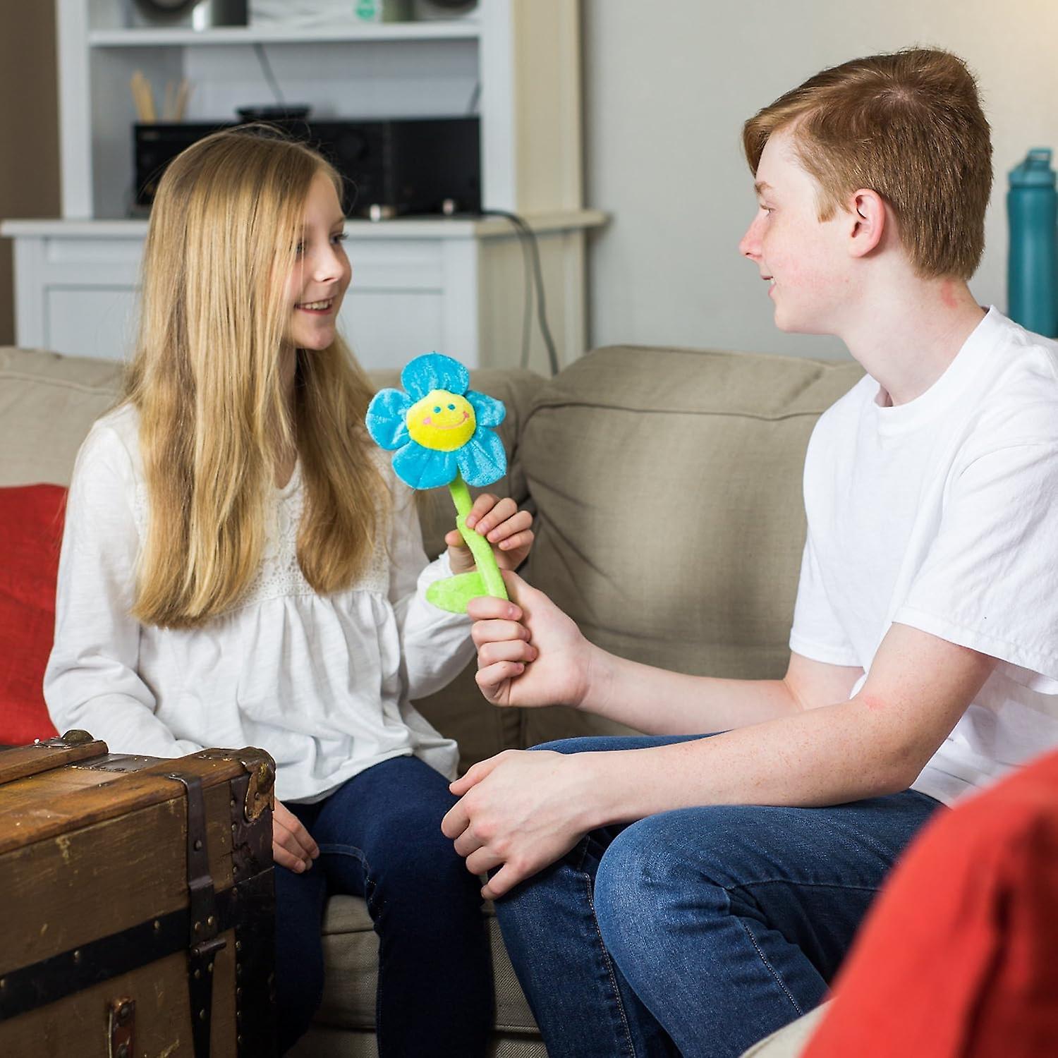 Plush Flowers Bendable Stems Colorful Stuffed Flower Plush Toy Durable ...