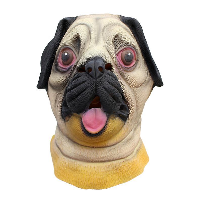Novelty halloween costume under dog party latex dog head mask | Fruugo SE