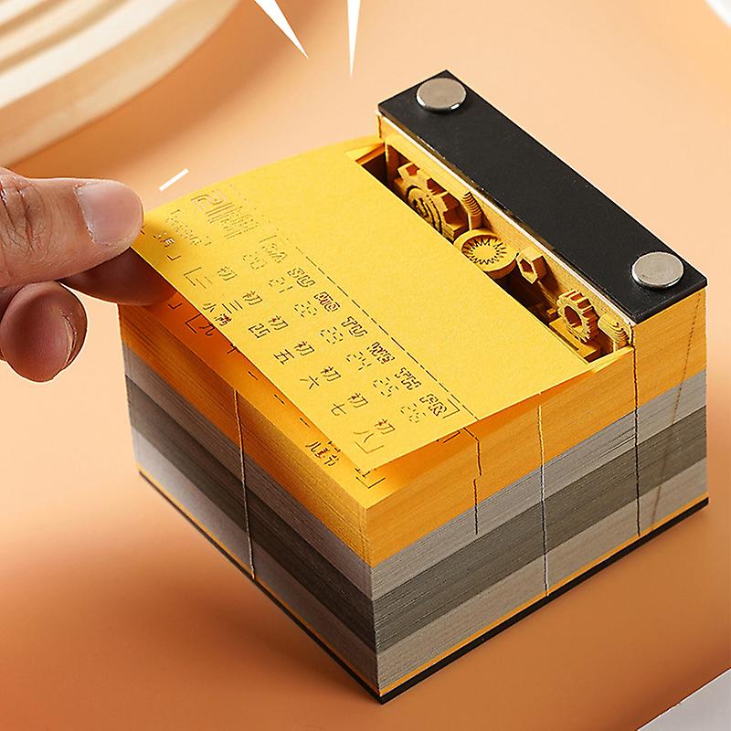 3d Desk Memo Pad,memo Pad,creative Desk Diy Notes Notepad,3d Art Paper ...