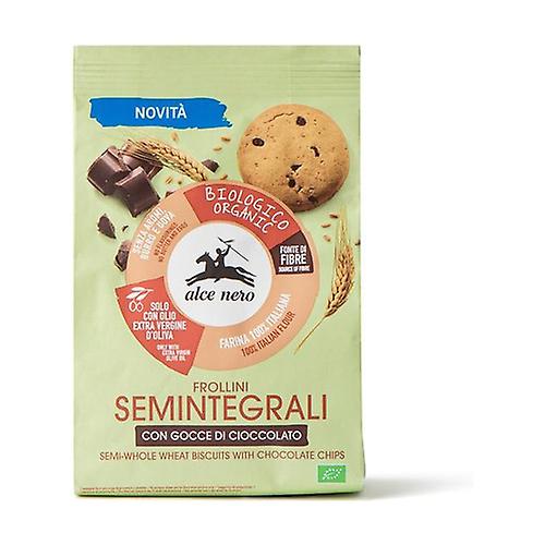Semi-wholemeal shortbread with organic chocolate chips 250 g | Fruugo DK