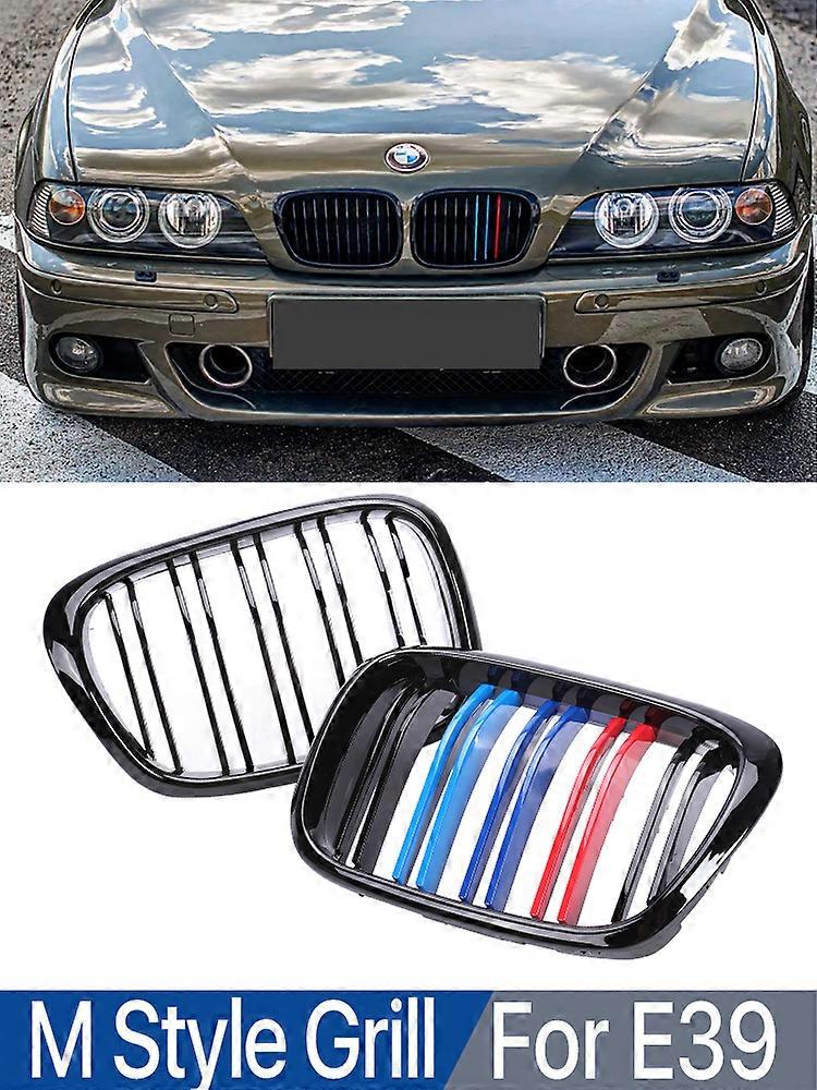Kidney Front Bumper Inside Grills M Style Chrome Design Grille Facelift ...