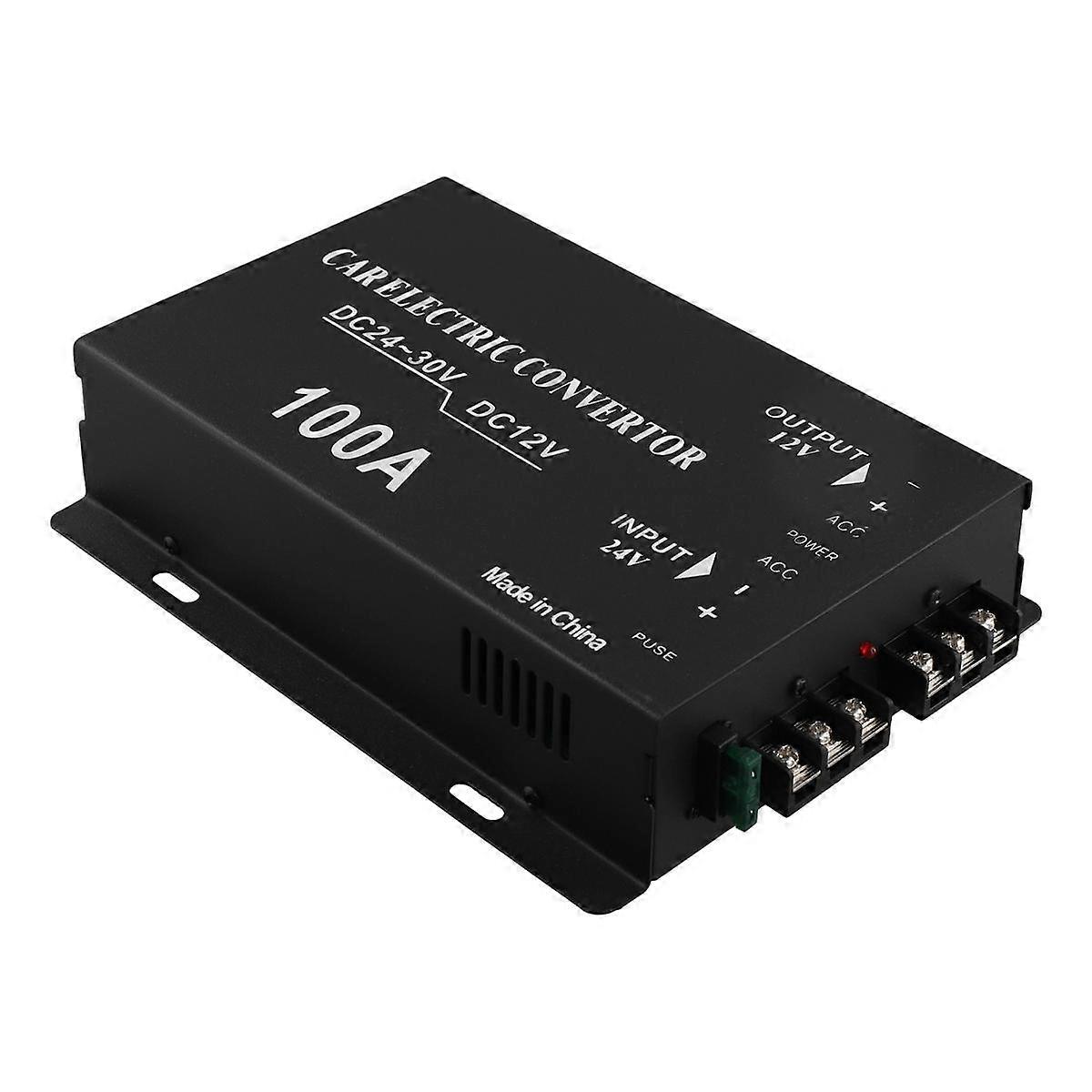 DC 24V to 12V DC Step-Down Voltage Converter 100A 1200W DC Buck Module ...