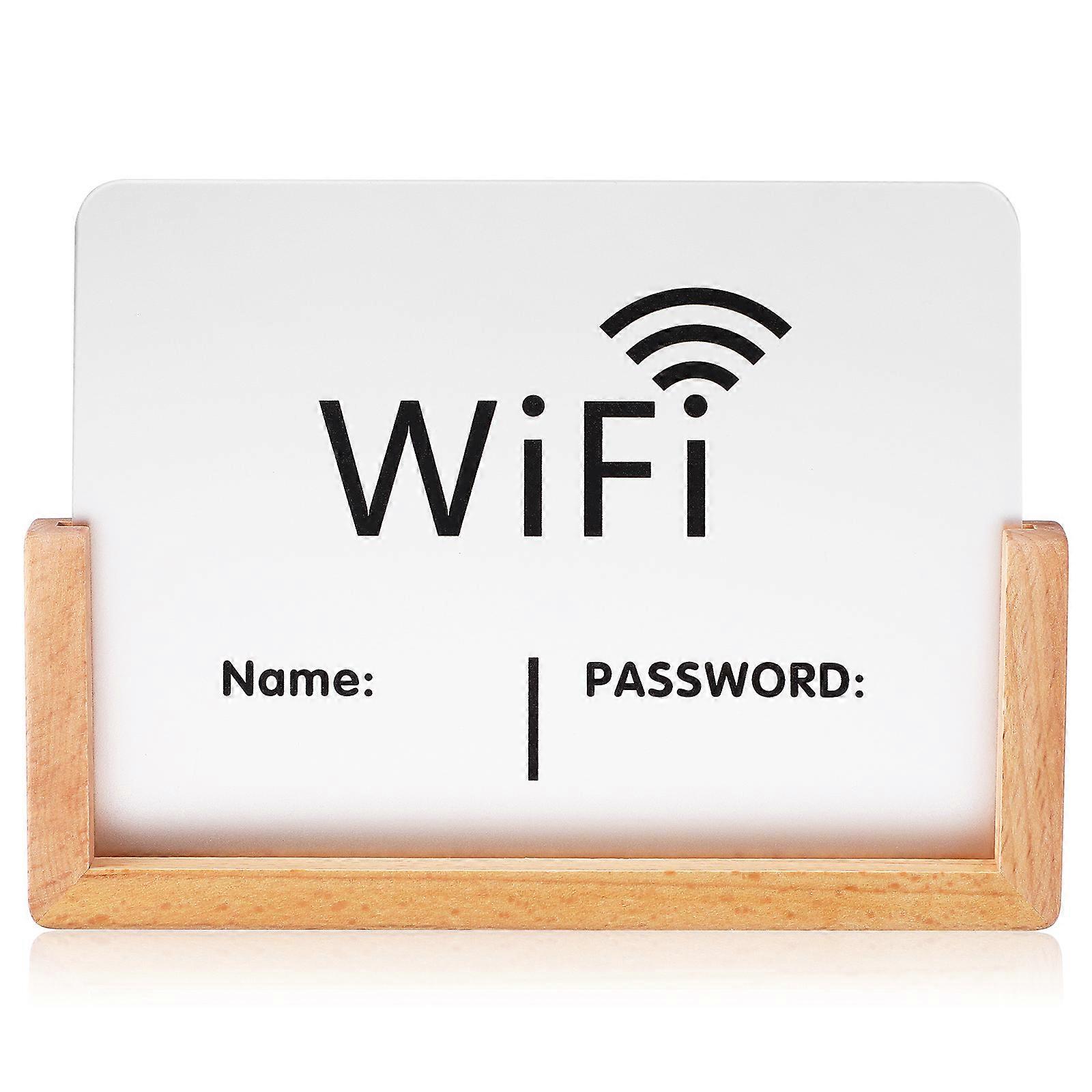 Wifi Password Sign Tabletop Wifi Sign Wifi Board Wifi Password ...