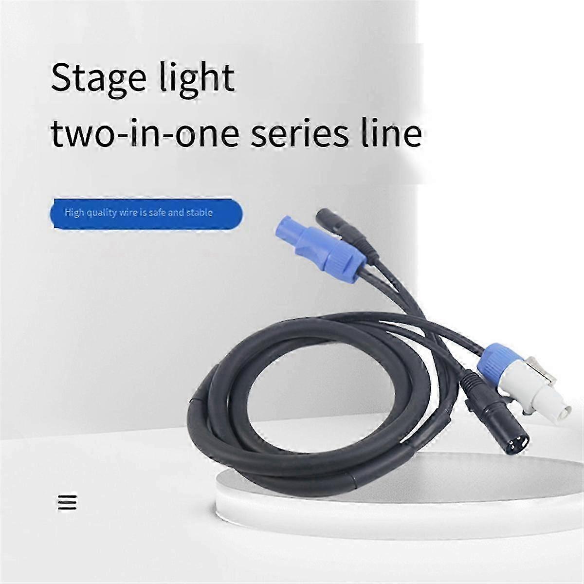 DMX Powercon Cable Combination of Powercon Plug and DMX XLR Signal Line ...