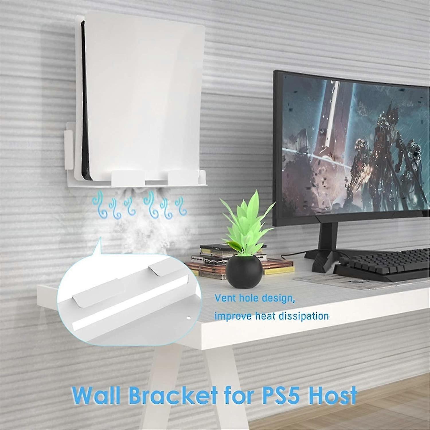 Storage Wall Mount For Ps5, Game Console, Security Protection, Vertical ...