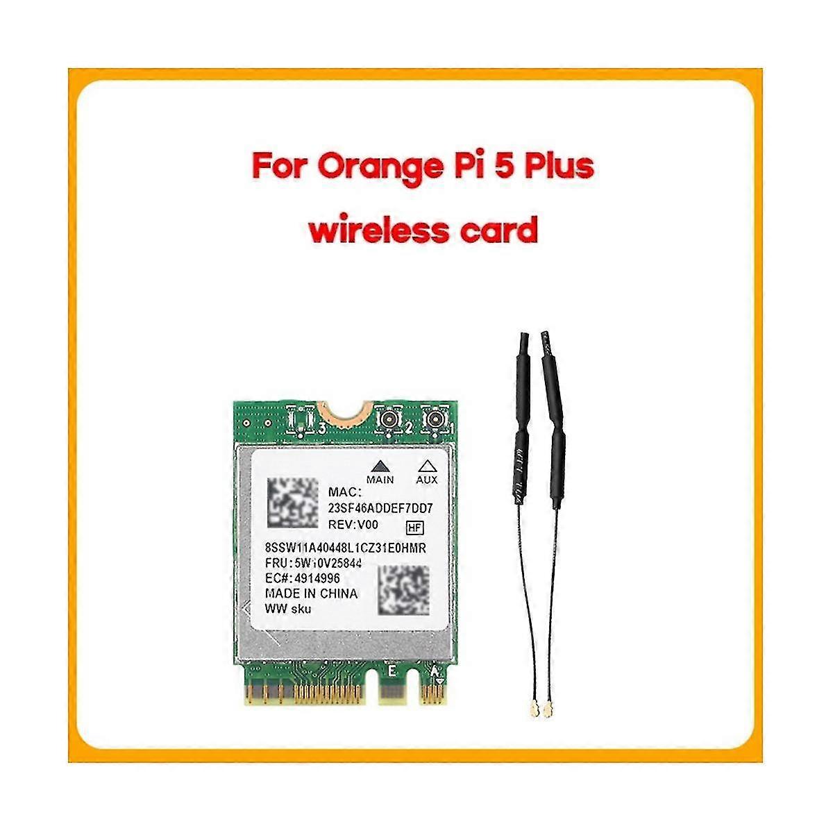 For Orange Pi 5 Plus Wireless Network Card for OPi5 Plus Controller ...
