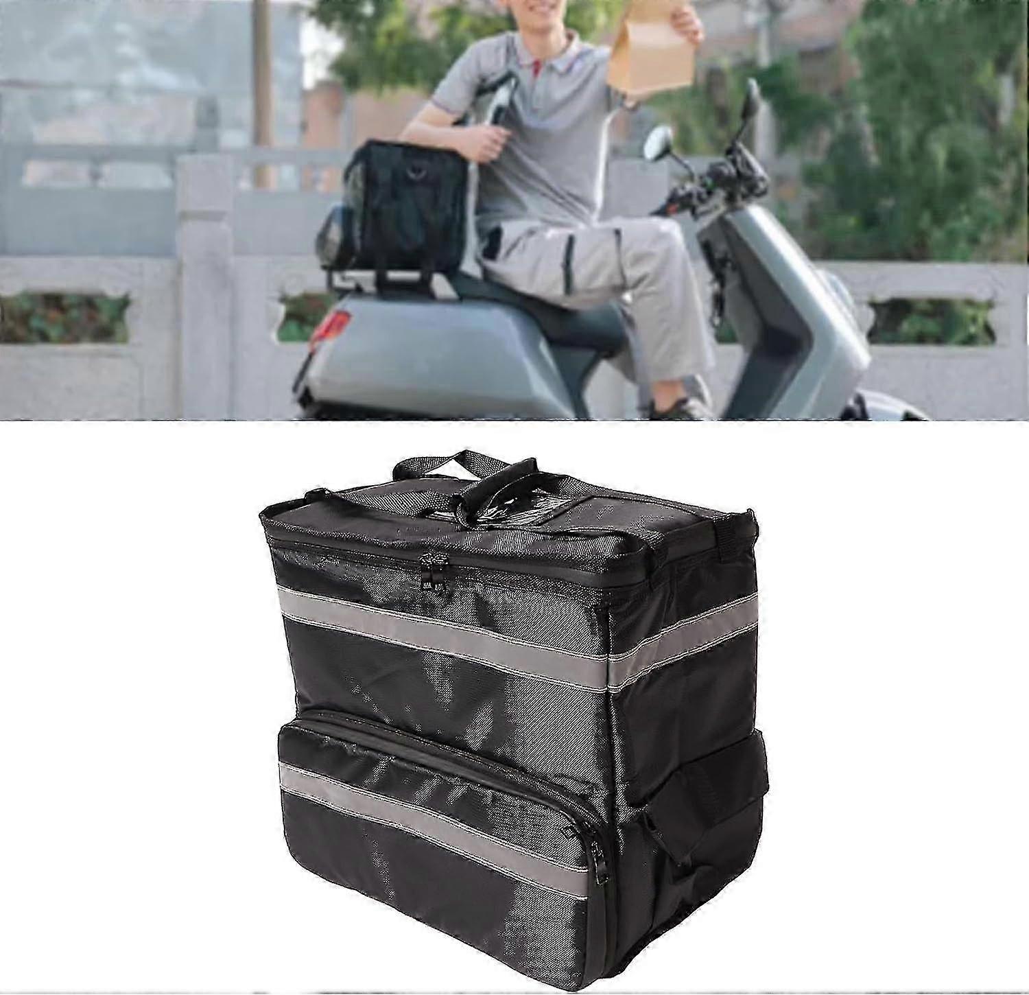 Insulated Food Delivery Backpack, Expandable Pizza Delivery Bags 50L ...