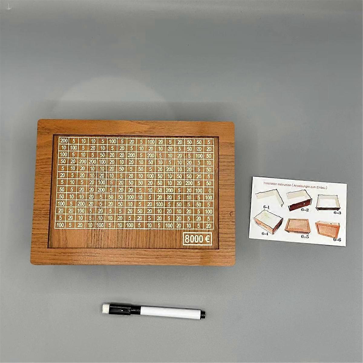 Retro Money Box Japanese Piggy Bank with Counter Coin Boxes Wooden ...