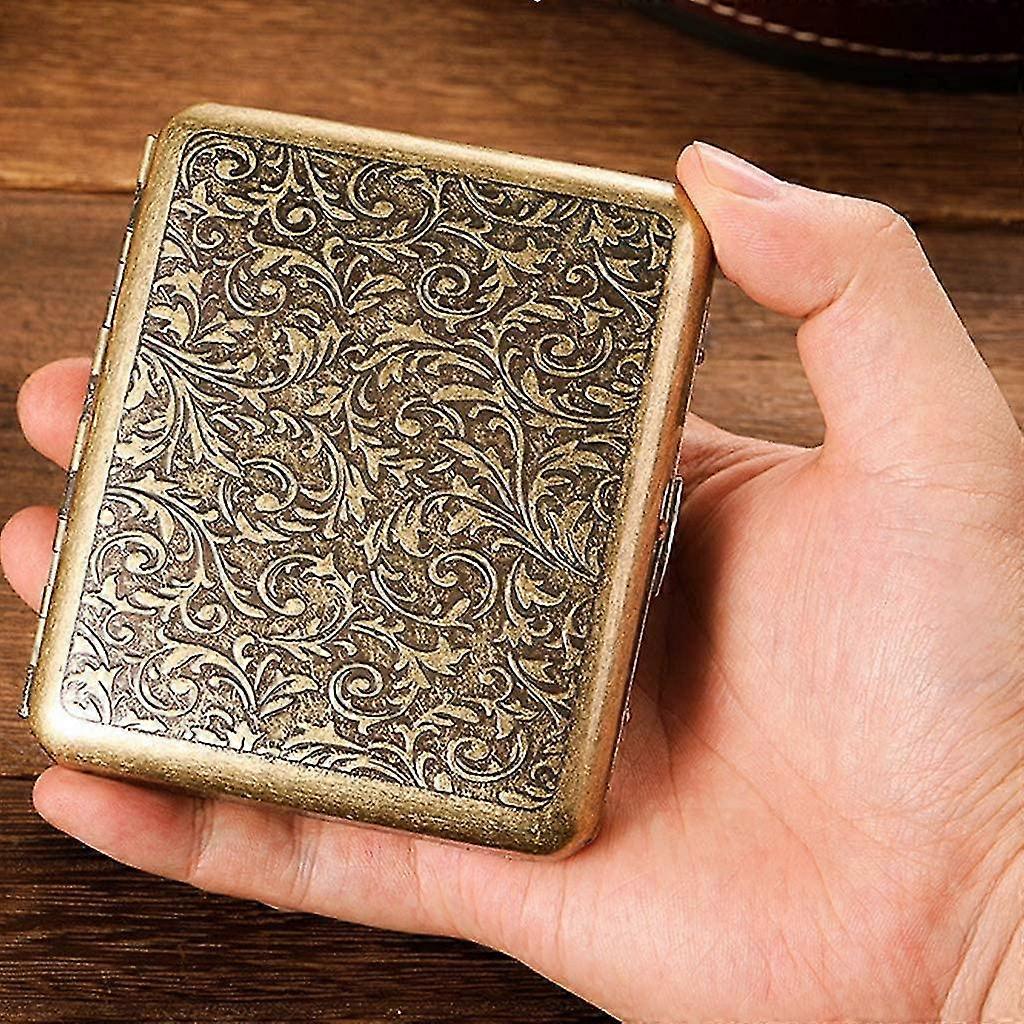 Metal Cigarette Case For 20 X Cigarettes, Antique Cigarette Case With ...