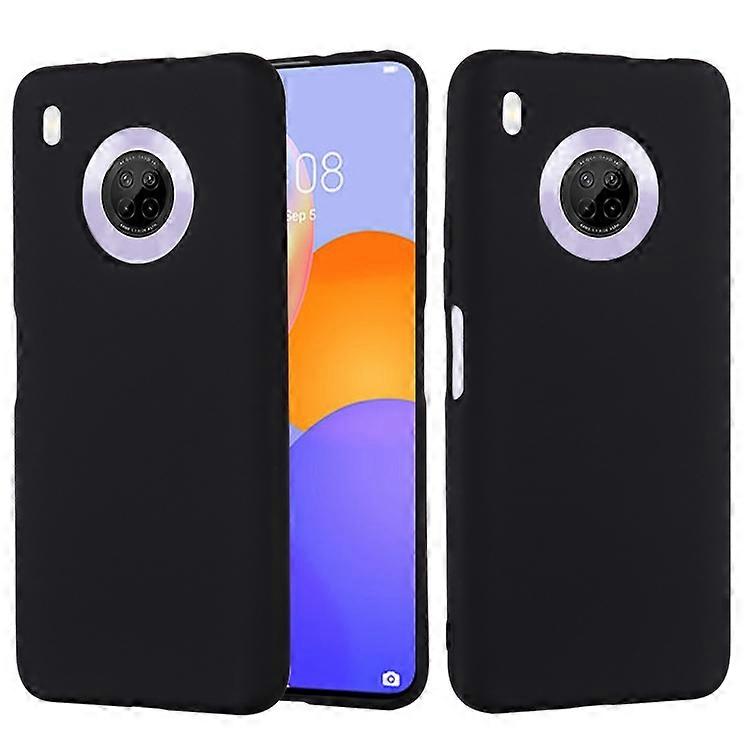 For Huawei Y9a Pure Color Liquid Silicone Shockproof Full Coverage Case ...
