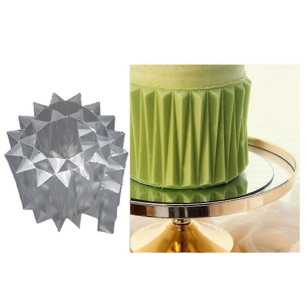 3d Chocolate Origami Mould Reusable Cake Mold Plastic Multi-use Cake ...