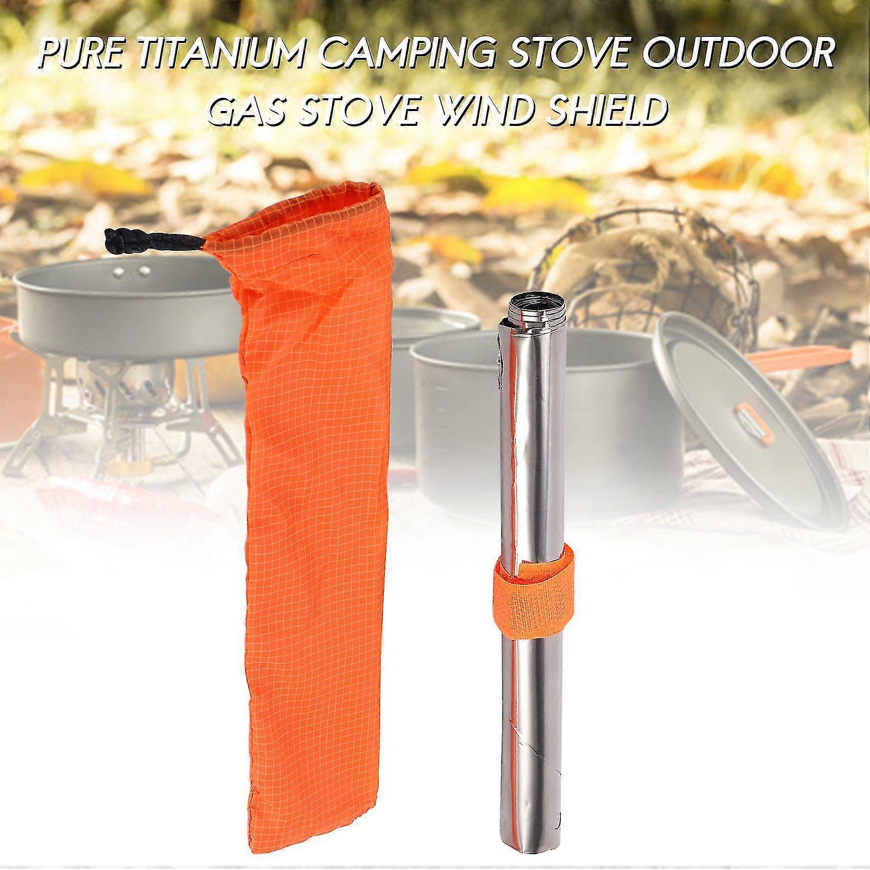 Pure Titanium Camping Stove Wind Shield Camping Stove Wind Screen ...