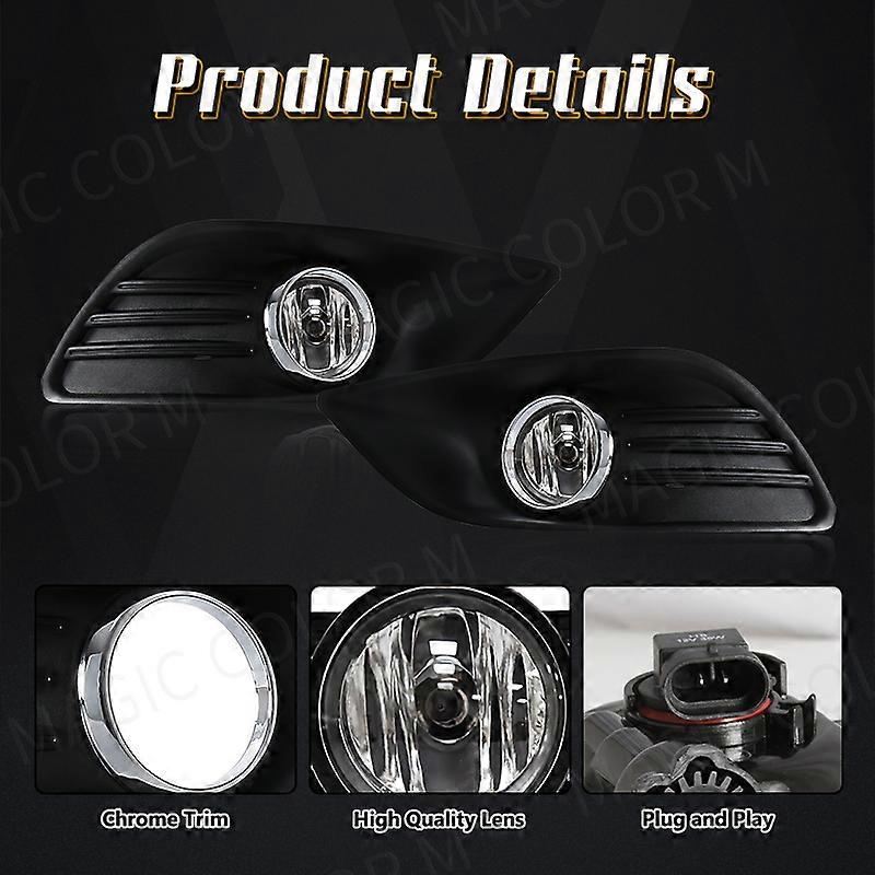 For Ford Focus Focus 2 MK2 2009 2010 2011 Fog Lamps LED DRL Daytime ...