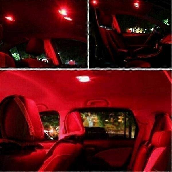 10-Pack - T10 W5W Red Diode Bulbs - Car LED Light Red | Fruugo UK