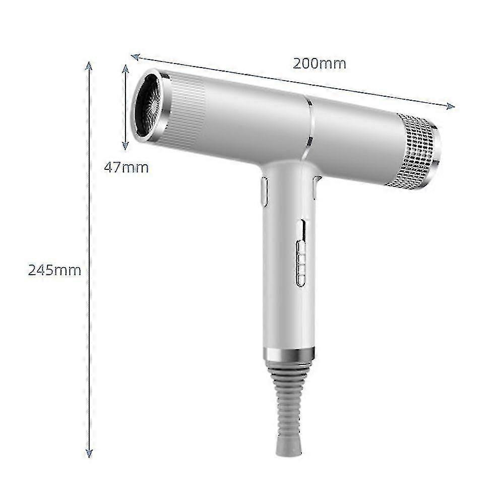 Negative Ionic Hair Dryer, 2000w Professional Hair Dryer With Diffuser Ions For Fast Drying Fast ...