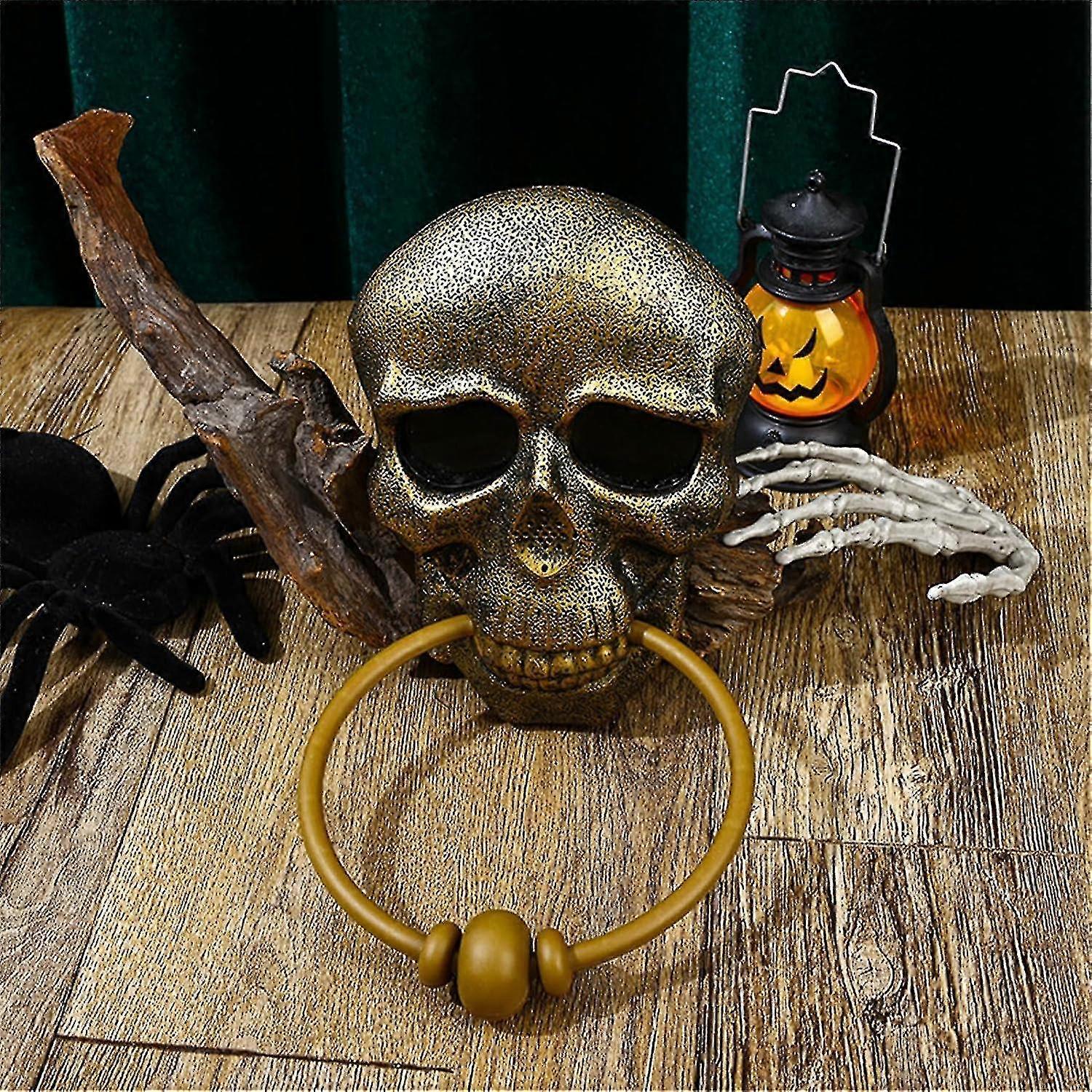 Skull Hanging Door Knocker Gothic Door Knocker Skull Hanging Door ...