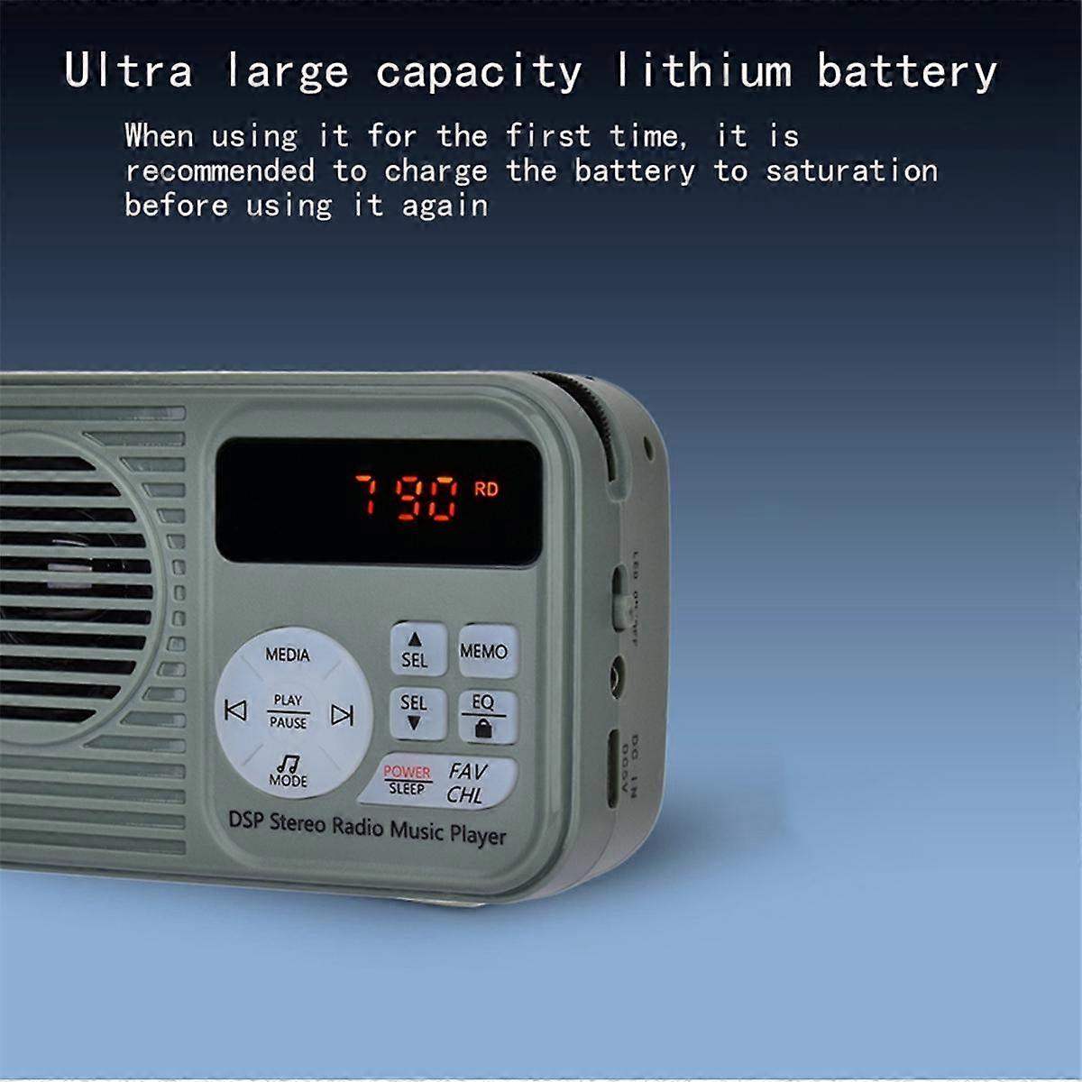 Stereo Radio Mp3 Music Player High Quality Bluetooth Radio LED Digital ...