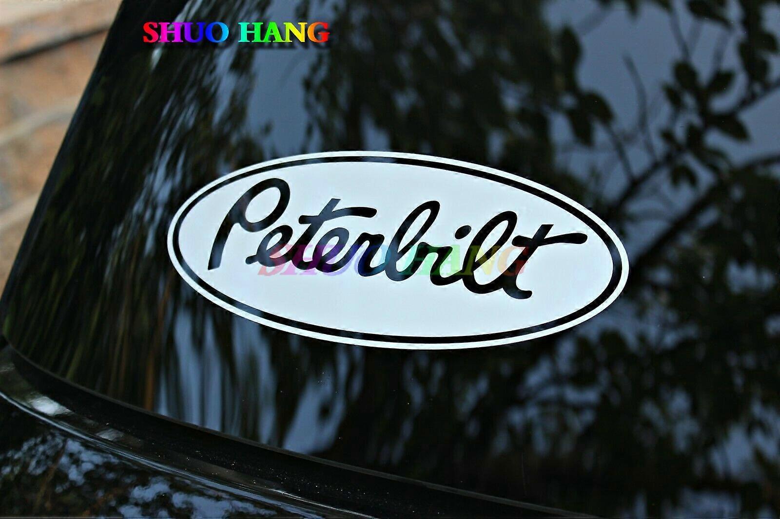 Peterbilt Truck Logo Big Rig 18 Wheeler Logo Multicolor Vinyl Decal ...