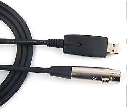 USB Male to XLR Female Cable 3 Pin Converter Studio Cable Audio Cable ...