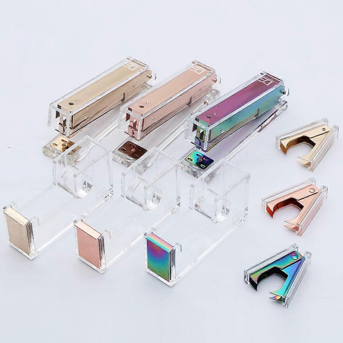 Clear Gold Toned Acrylic Stapler by Draymond Story - Fits Standard ...