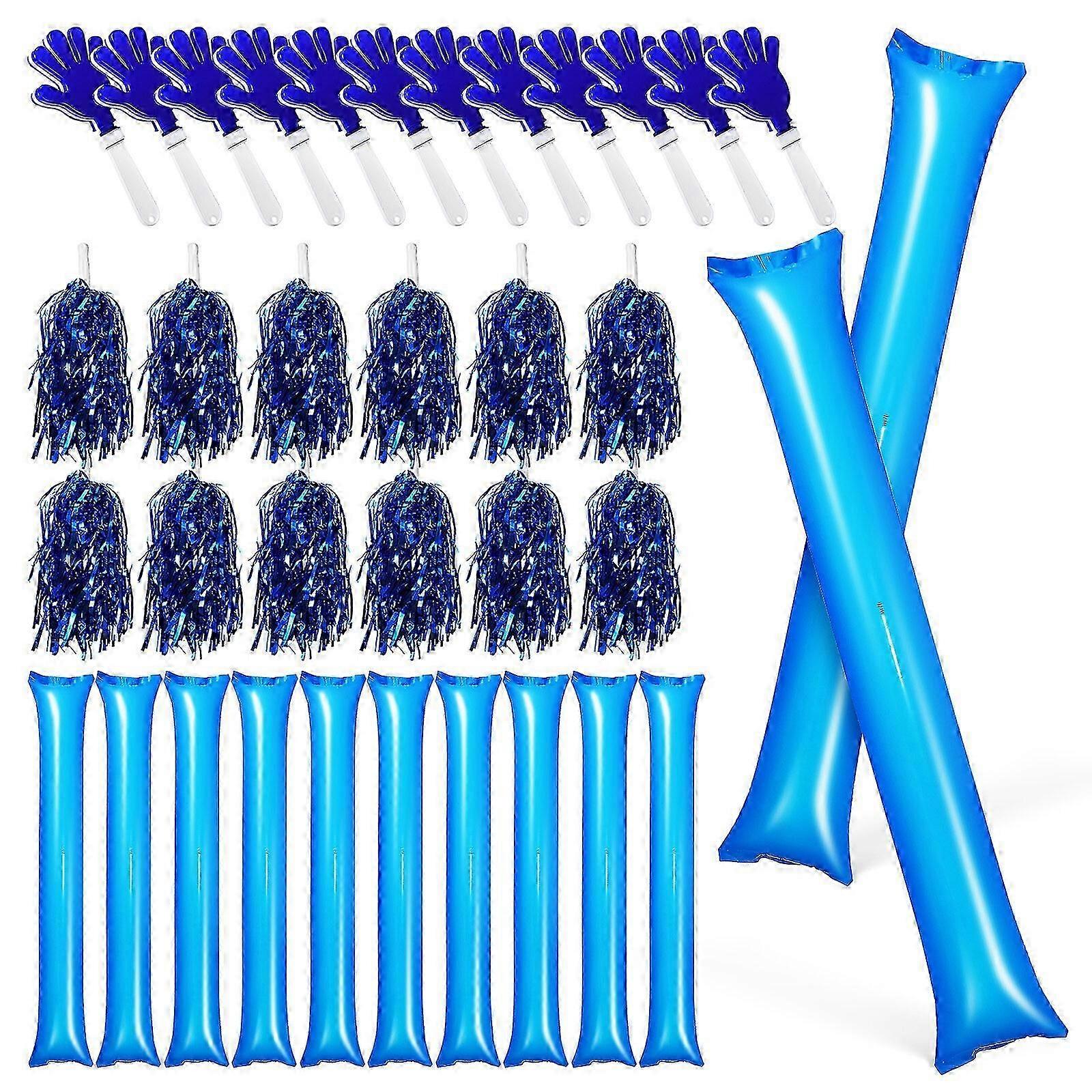 1 Set Cheering Tools Inflatable Sticks Hand Clappers Cheerleading Poms ...