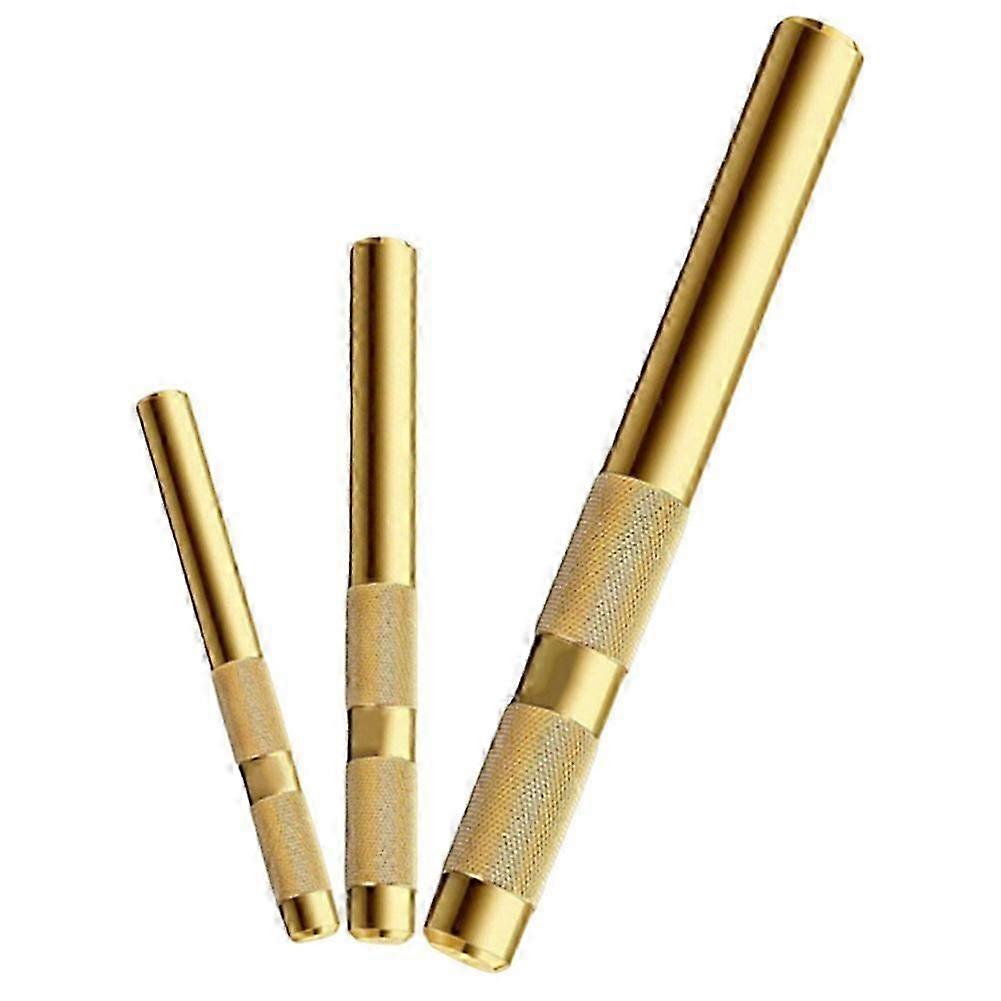 3Pcs Brass Drift Punch Set for Engineering and Construction Non Marring ...