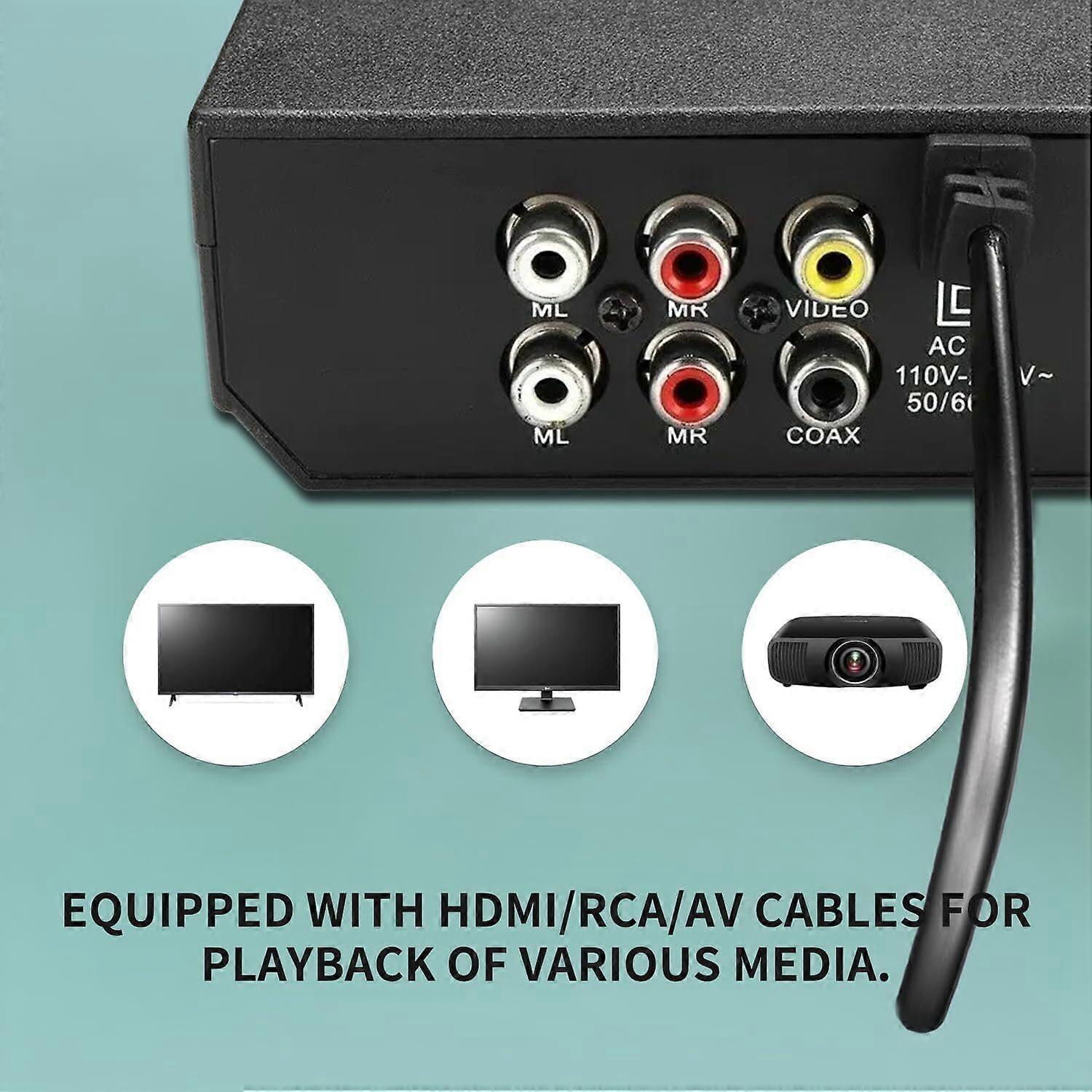 HDMI DVD Player for TV,USB 3.0 Slim Portable DVD Burner/Writer/Player ...