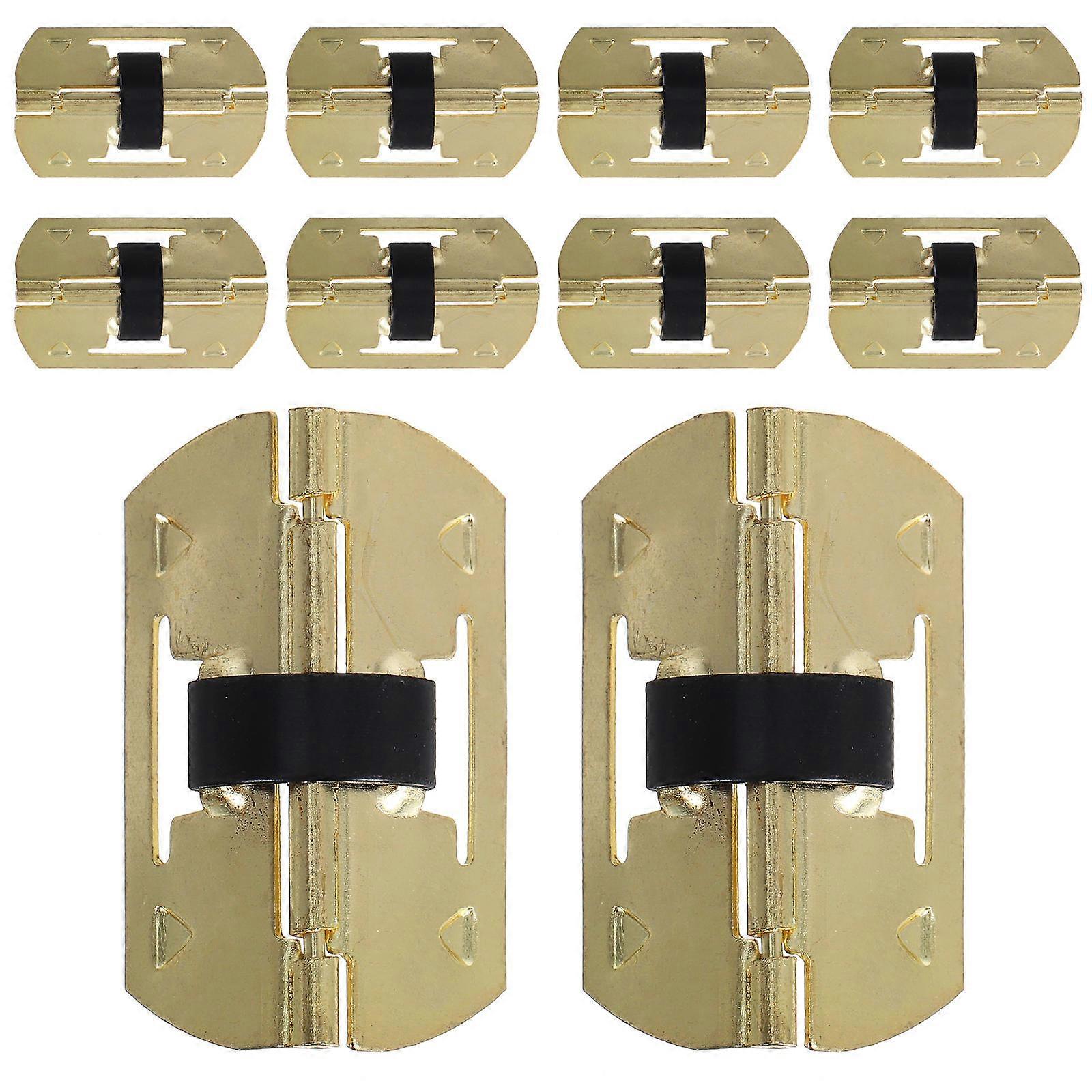 10pcs Small Spring Loaded Hinges for Jewelry Box Antique Metal Hinges ...