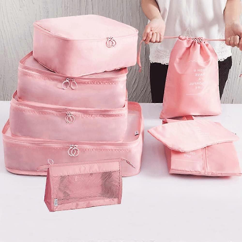 Multifunction 8pcs/set Travel Cubes Luggage Organiser Waterproof Travel ...