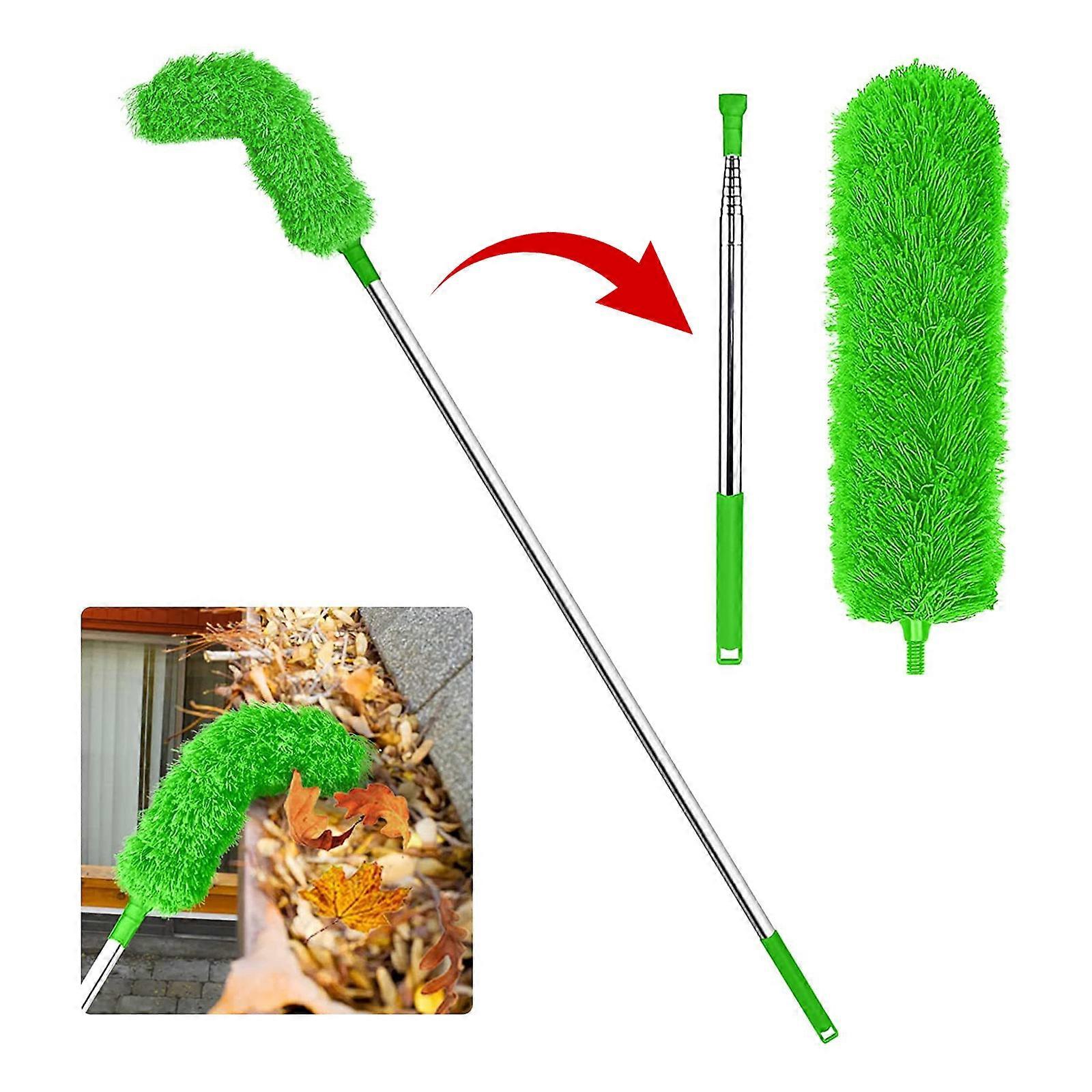 Telescoping Gutter Cleaning System Featuring Reinforced Fiber Bristles ...