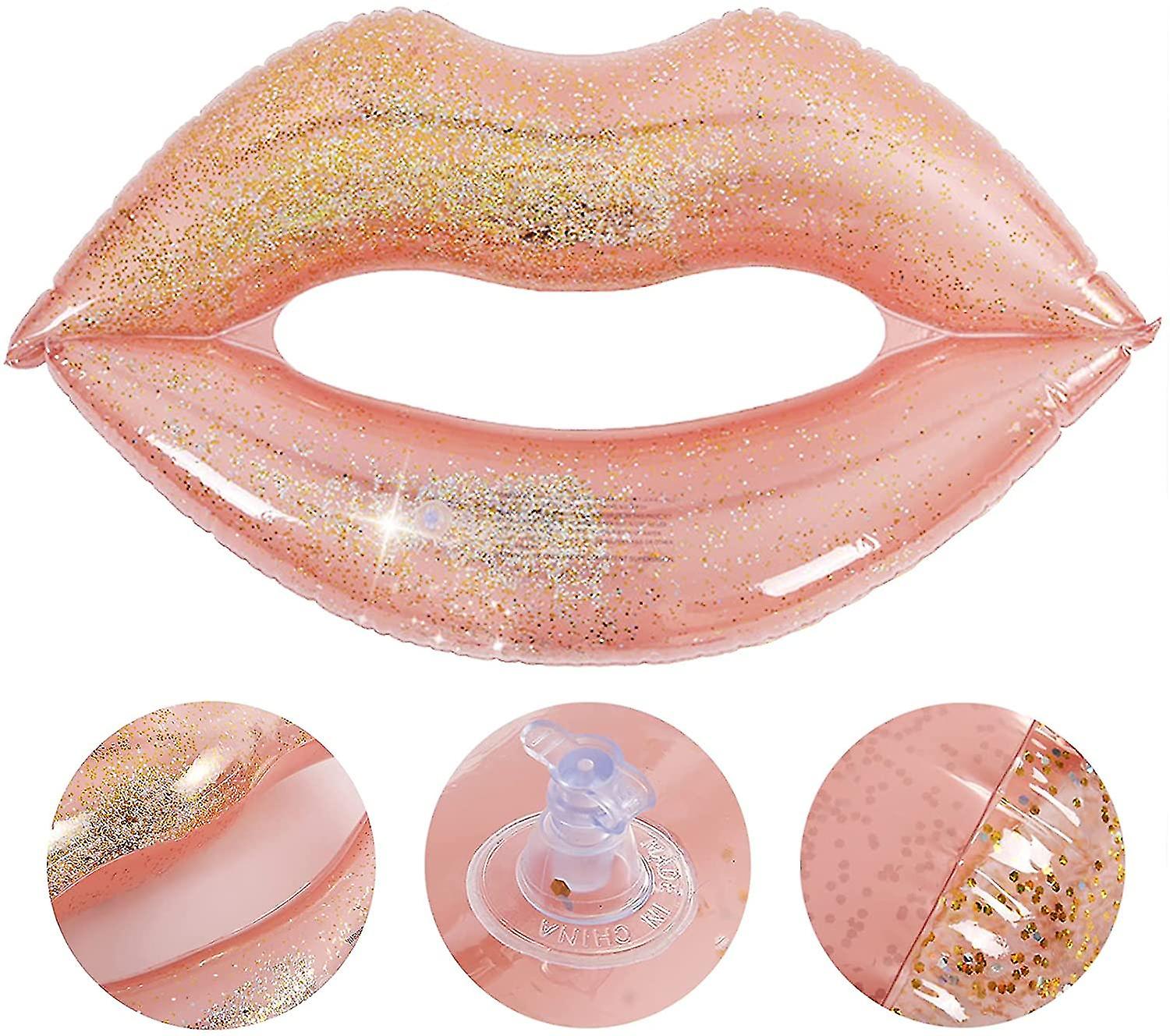 Flashing Swim Ring Floating Inflatable Pool Raft Floating Beach Pool ...