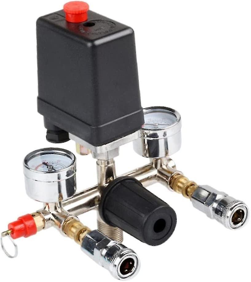 Air Compressor Three Phase Pressure Switch Pressure Switch Control Valve With Air Regulator And ...