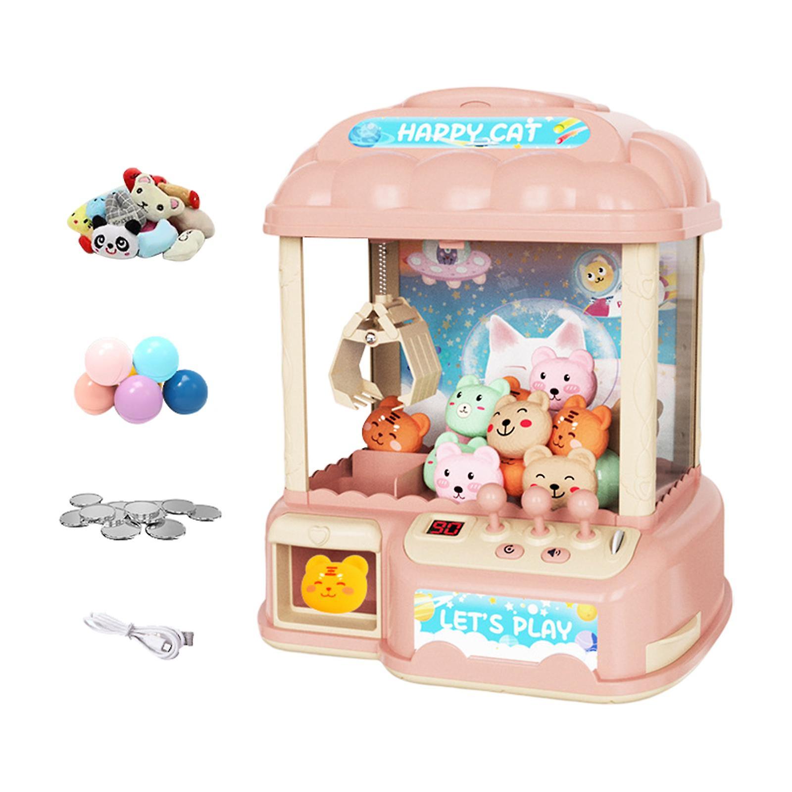 Claw Machine with 20 Capsule Mini Vending Machine for Adults Boys Girls ...
