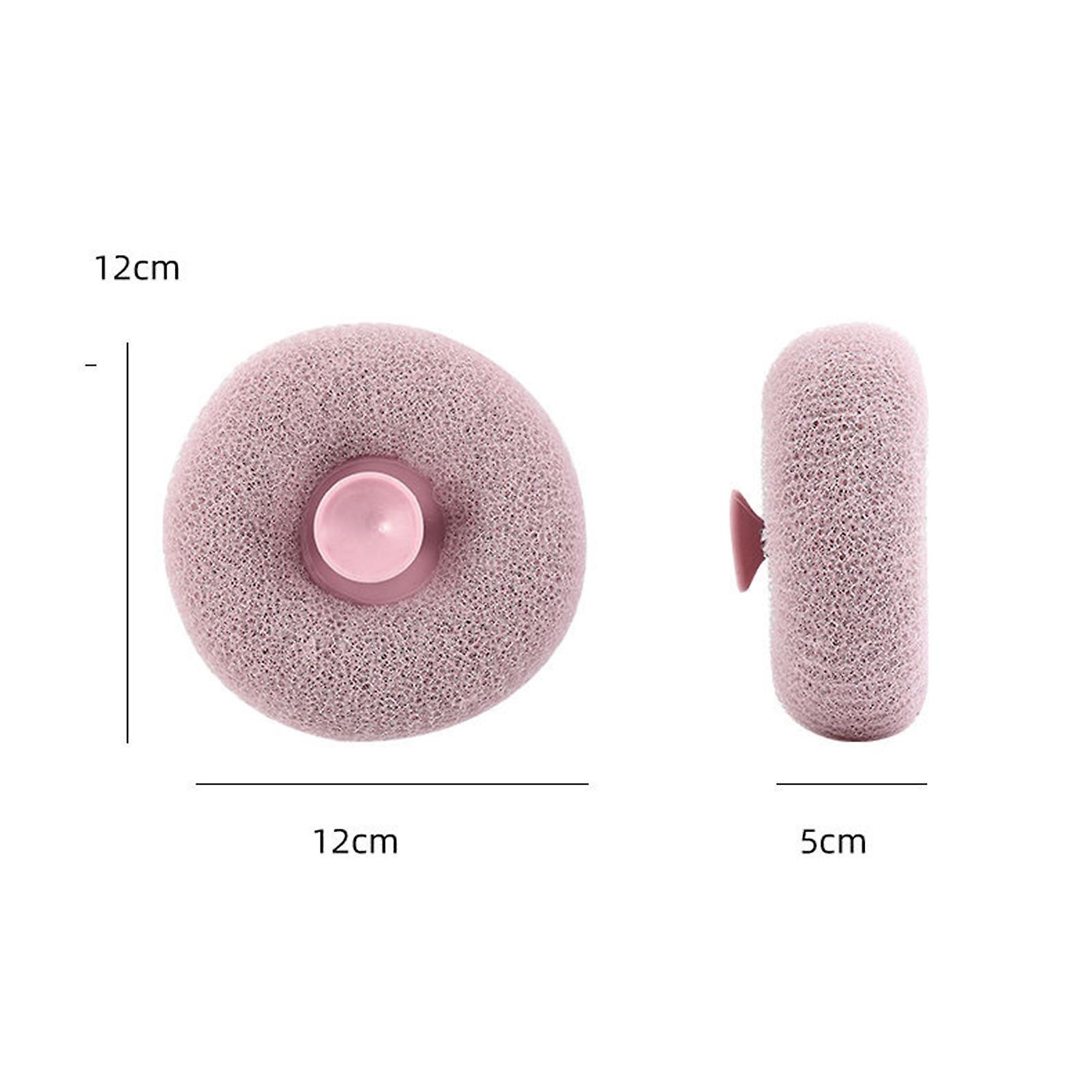 Elastic Rubbing Shower Sponge Bath Scrunchies Pouf Exfoliating Balls ...