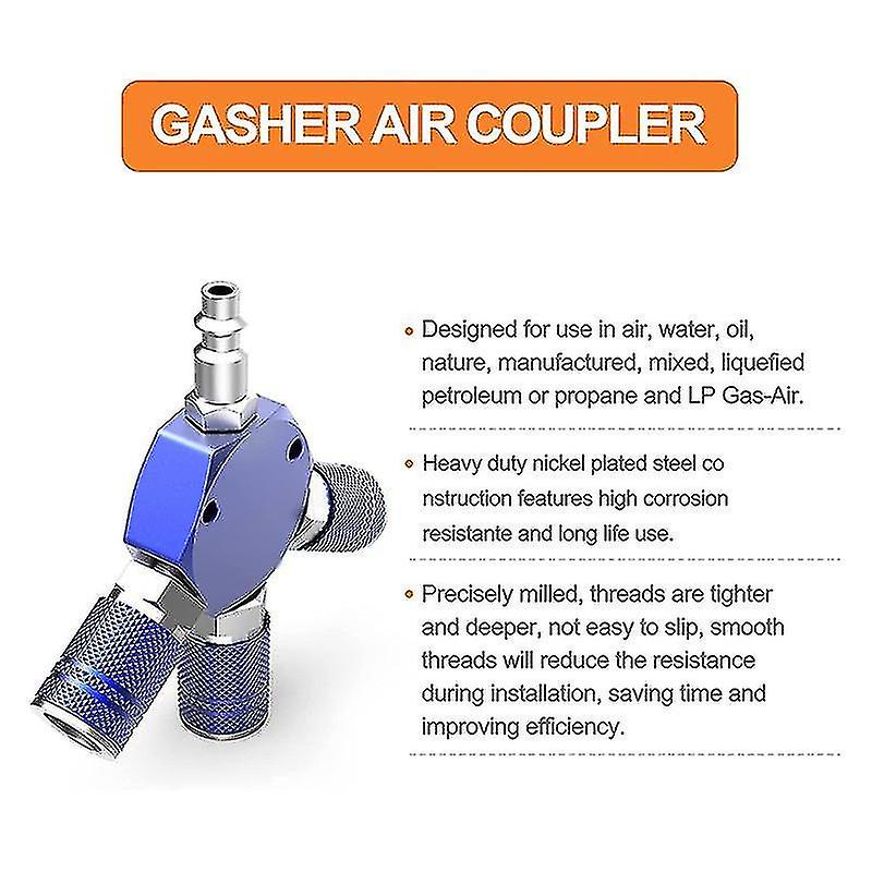 3-way 1/4 Inch Npt Aluminum Hex Style Manifold With 3pieces Steel ...