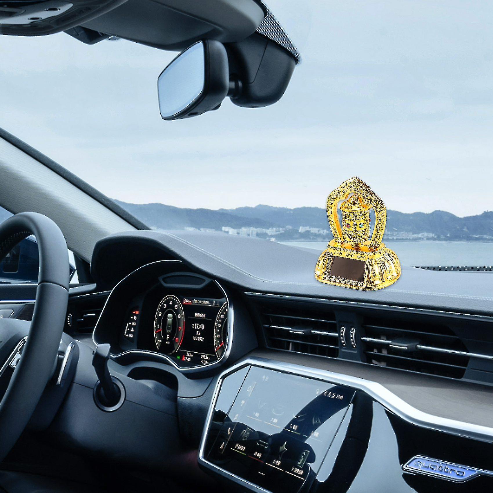 Solar Energy Prayer Wheel Car Spinning Prayer Wheel Solar Tibetan ...