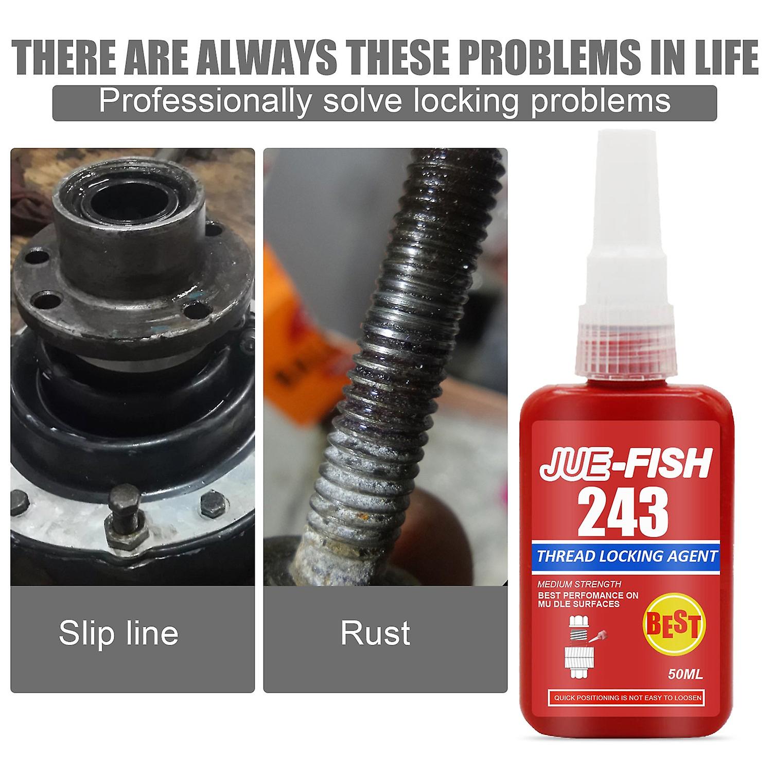 2 x 50ml Anaerobic Sealants Corrosion Resistance Good Air Permeability ...