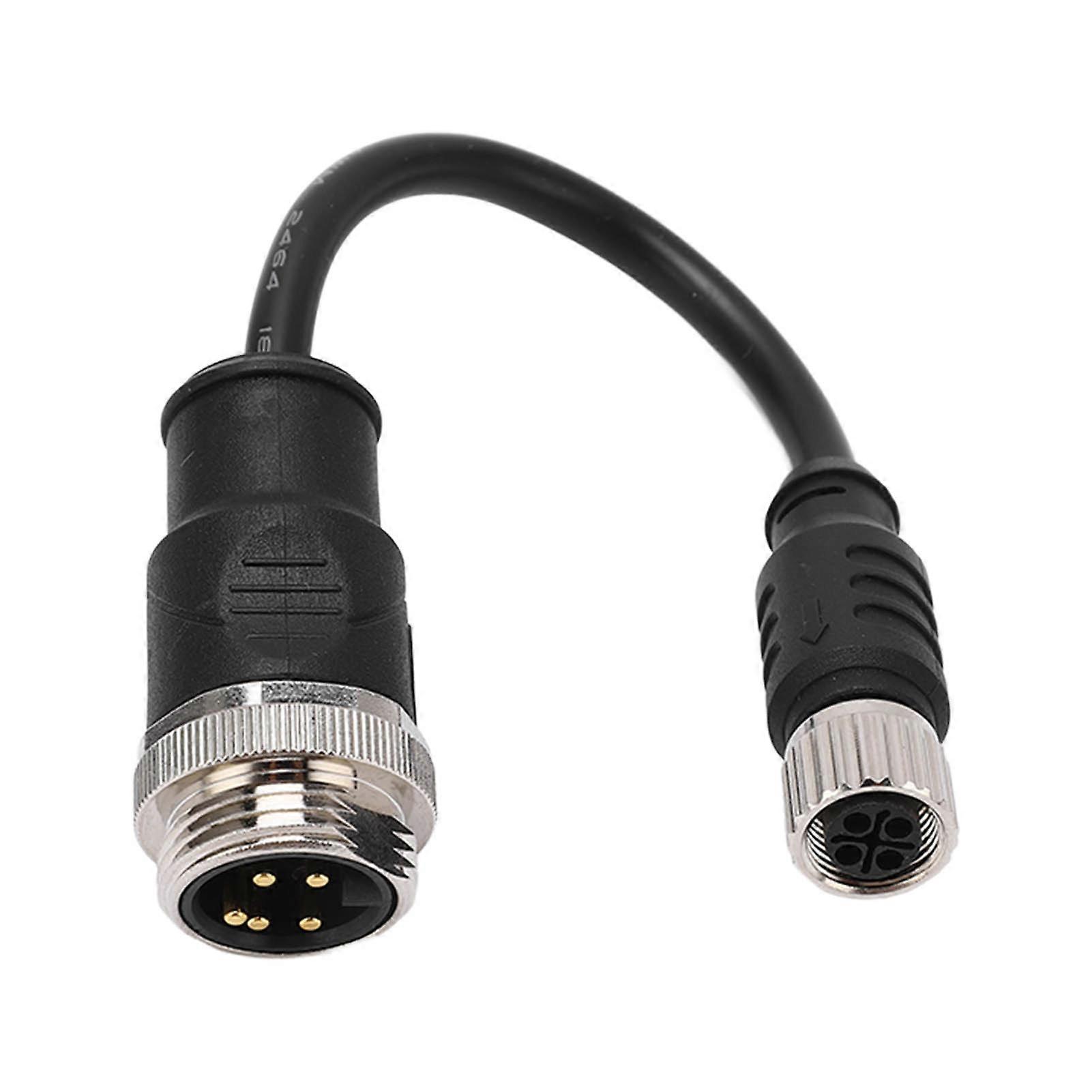 7/8‑5 Core Male to M12 4 Core Female Straight Connector 9A UV Resistant ...
