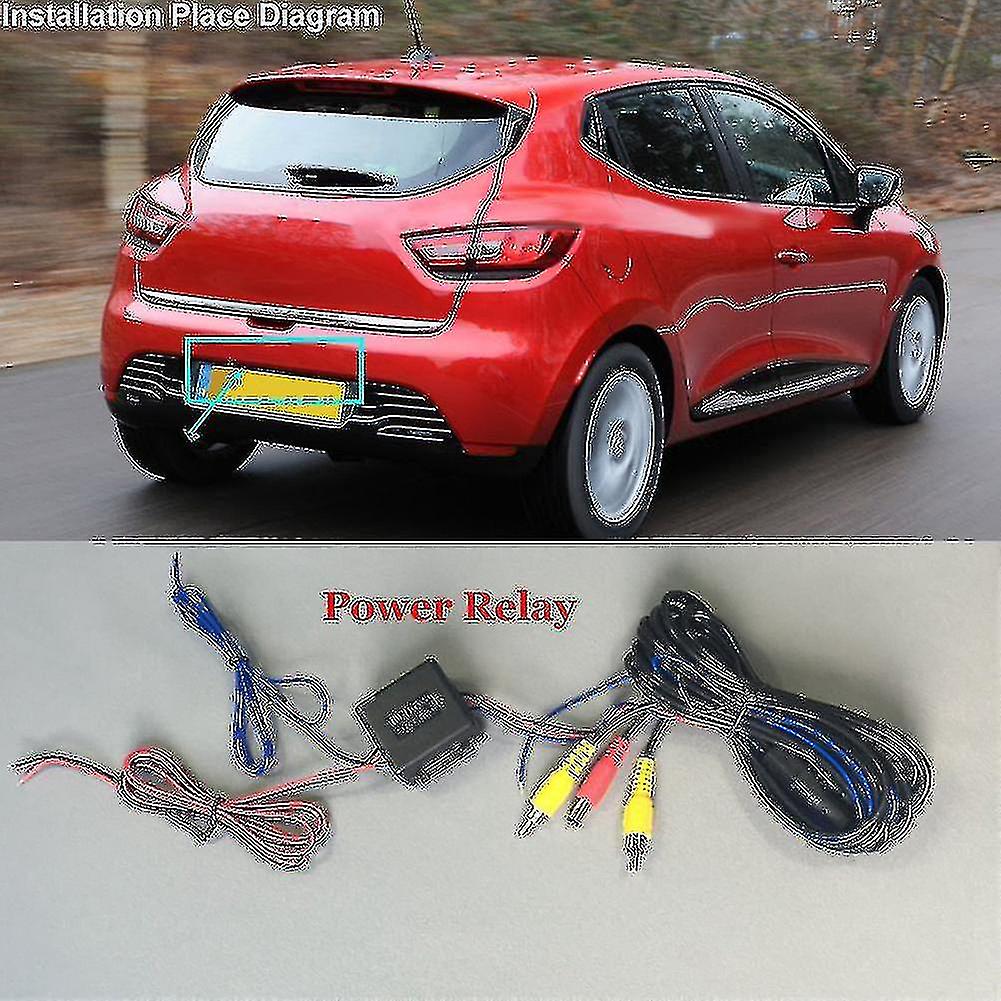 Car Rearview Reverse Camera Kit For Renault Clio 4 Iv 2012-2018 | Fruugo UK