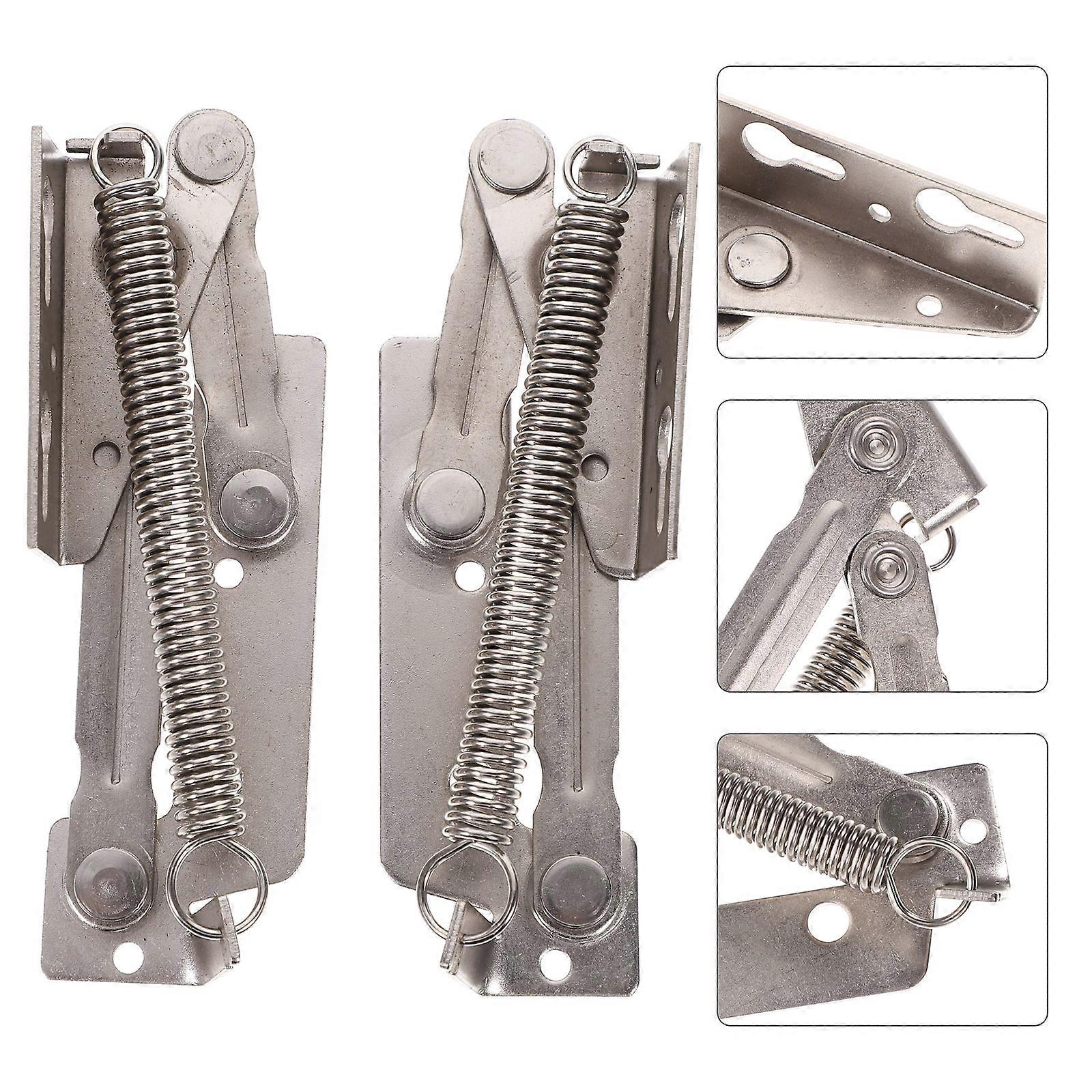 1 Pair Lift And Up Hinge Spring Loaded Hinge Lid Support Locking Hinge ...