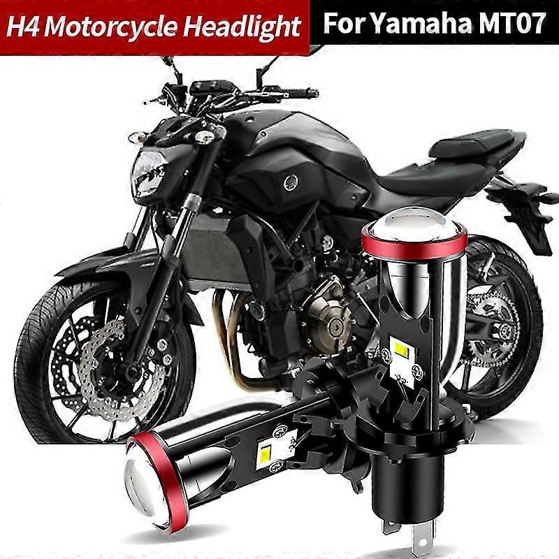 Exquisite For Yamaha Mt07 Motorcycle H4 Led Lens Headlight Retrofit ...