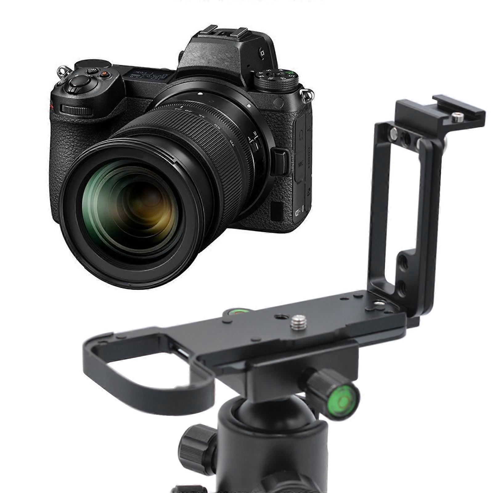 Quick Release L Plate L-shaped Bracket Vertical Hand Grip with Hotshoe ...