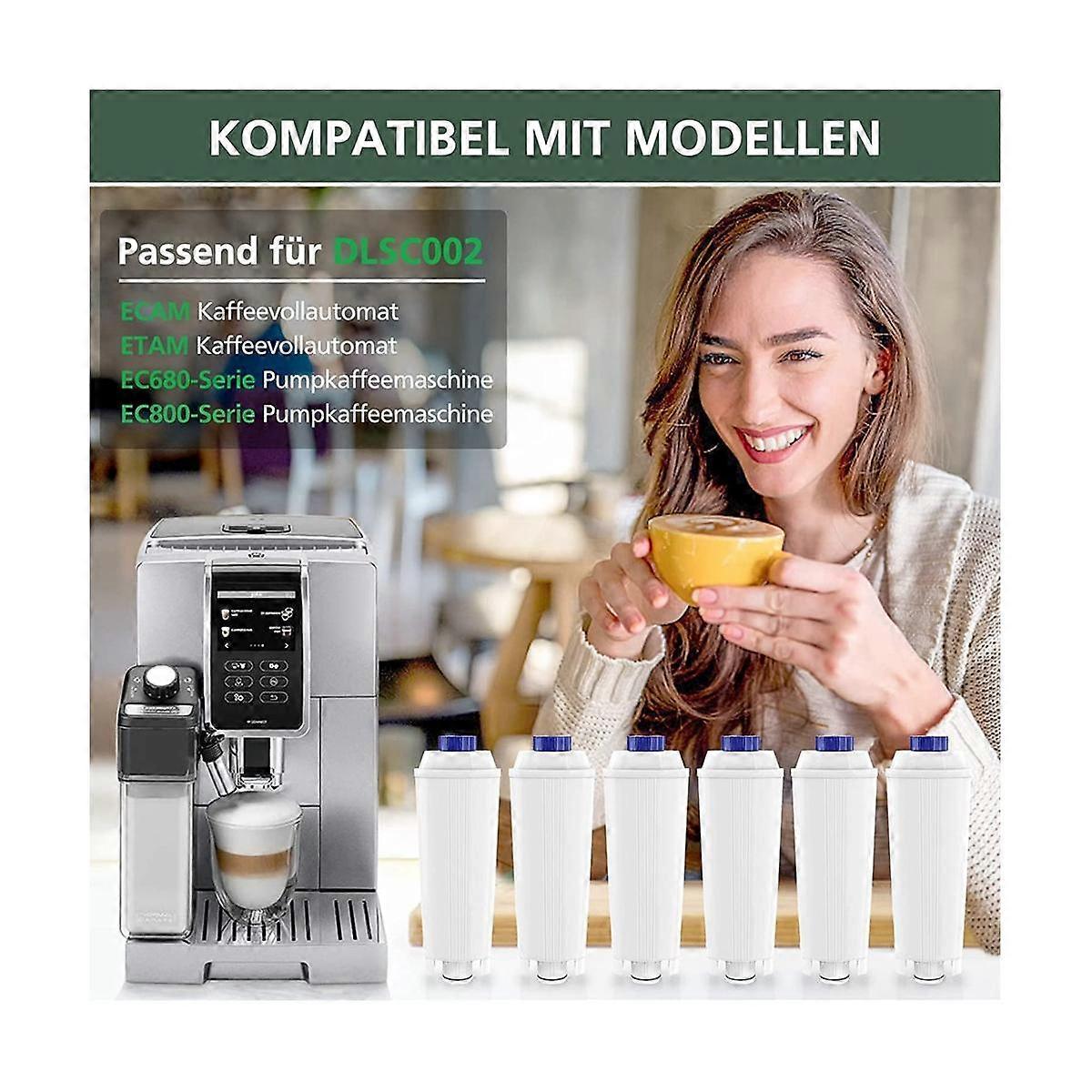 6 Pack Of Coffee Machine Filter for Dlsc002 Filter Ecam, Esam, , Bco ...