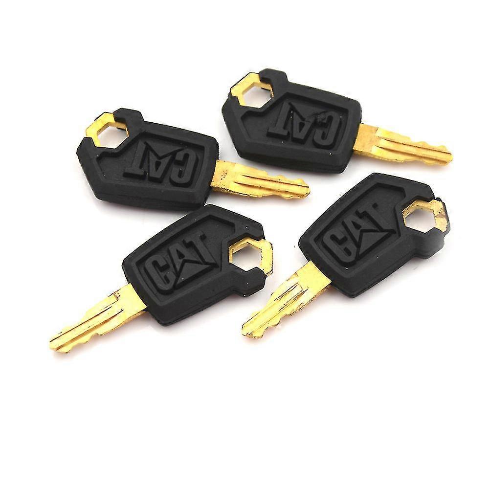 New 4pcs Heavy Equipment Ignition Loader Dozer Key For Caterpillar ...