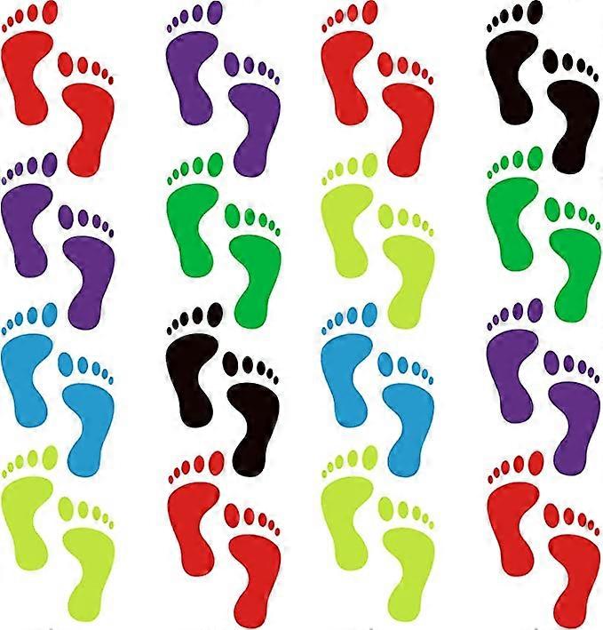 Footprint Stickers Footprint Decal Floor Stickers PVC Footprint ...