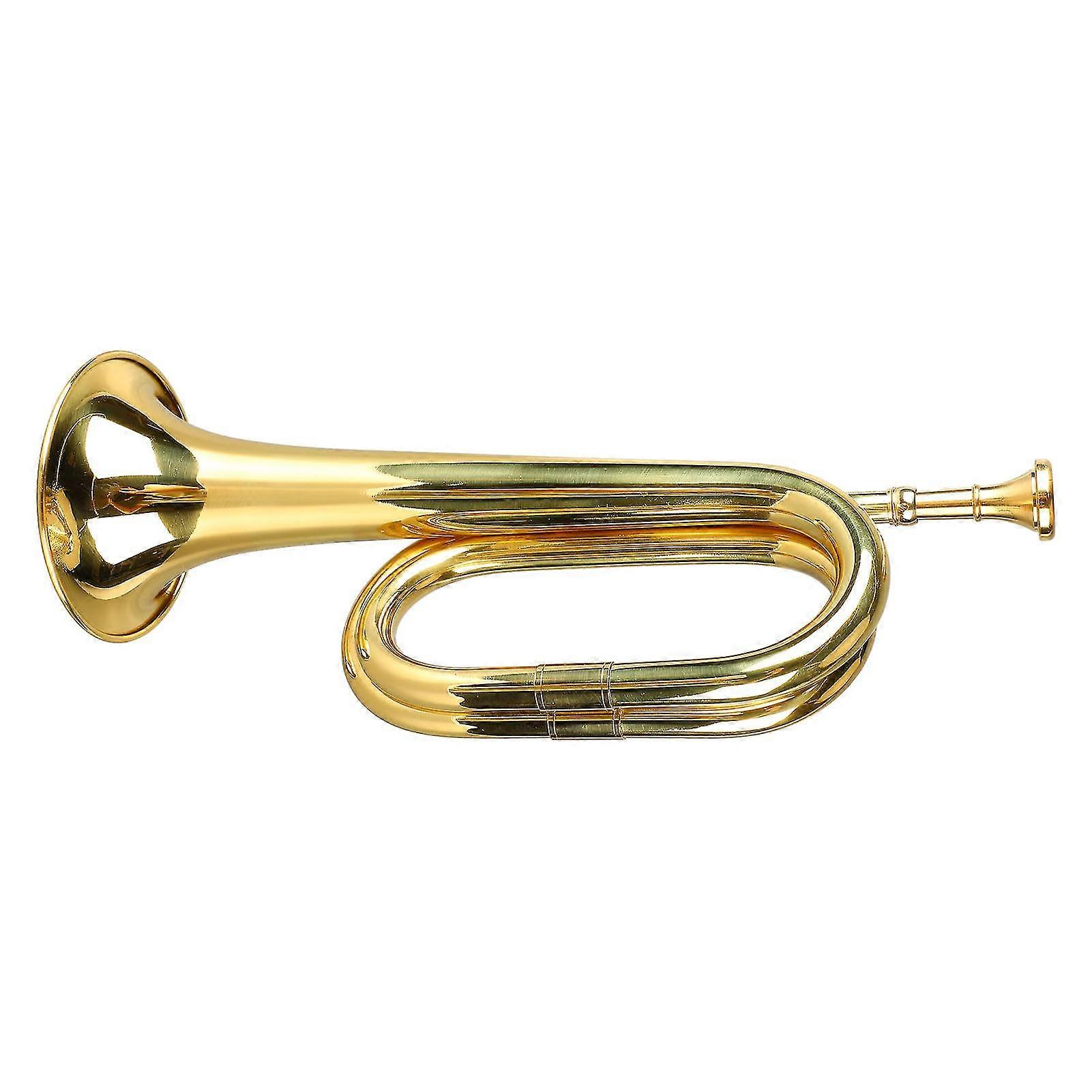Military Style Trumpet C Key Brass Easy To Play Trumpet With Mouthpiece ...