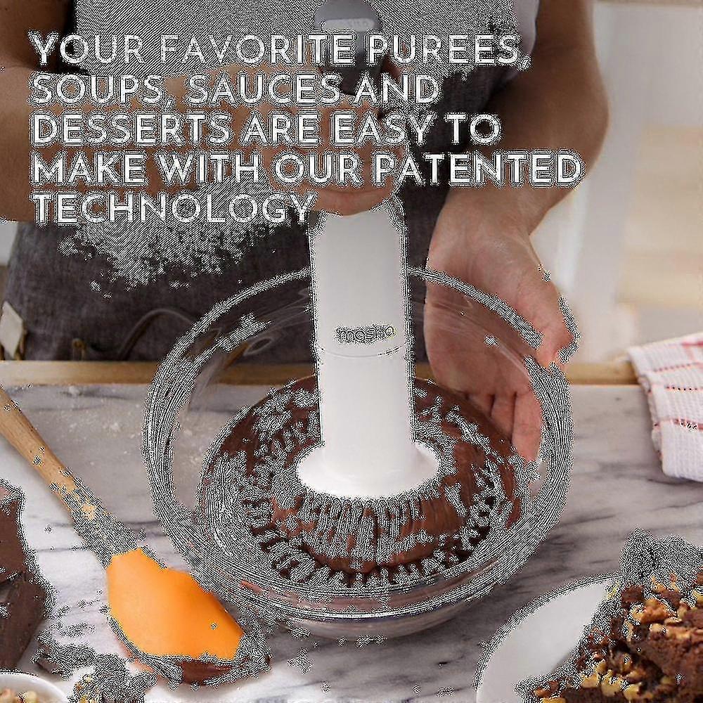 Electric Potato Masher Hand Blender 3-in-1 Multi Tool Blends Purees ...