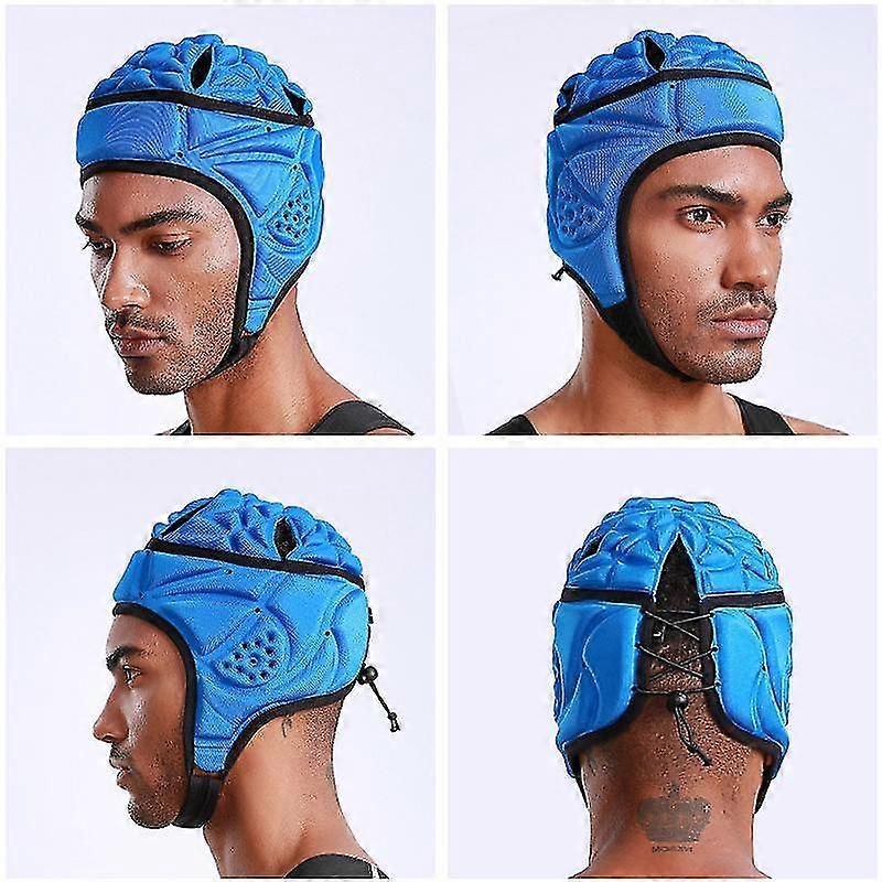 Adjustable Impact-resistant Rugby Helmet Head Protector Soccer ...