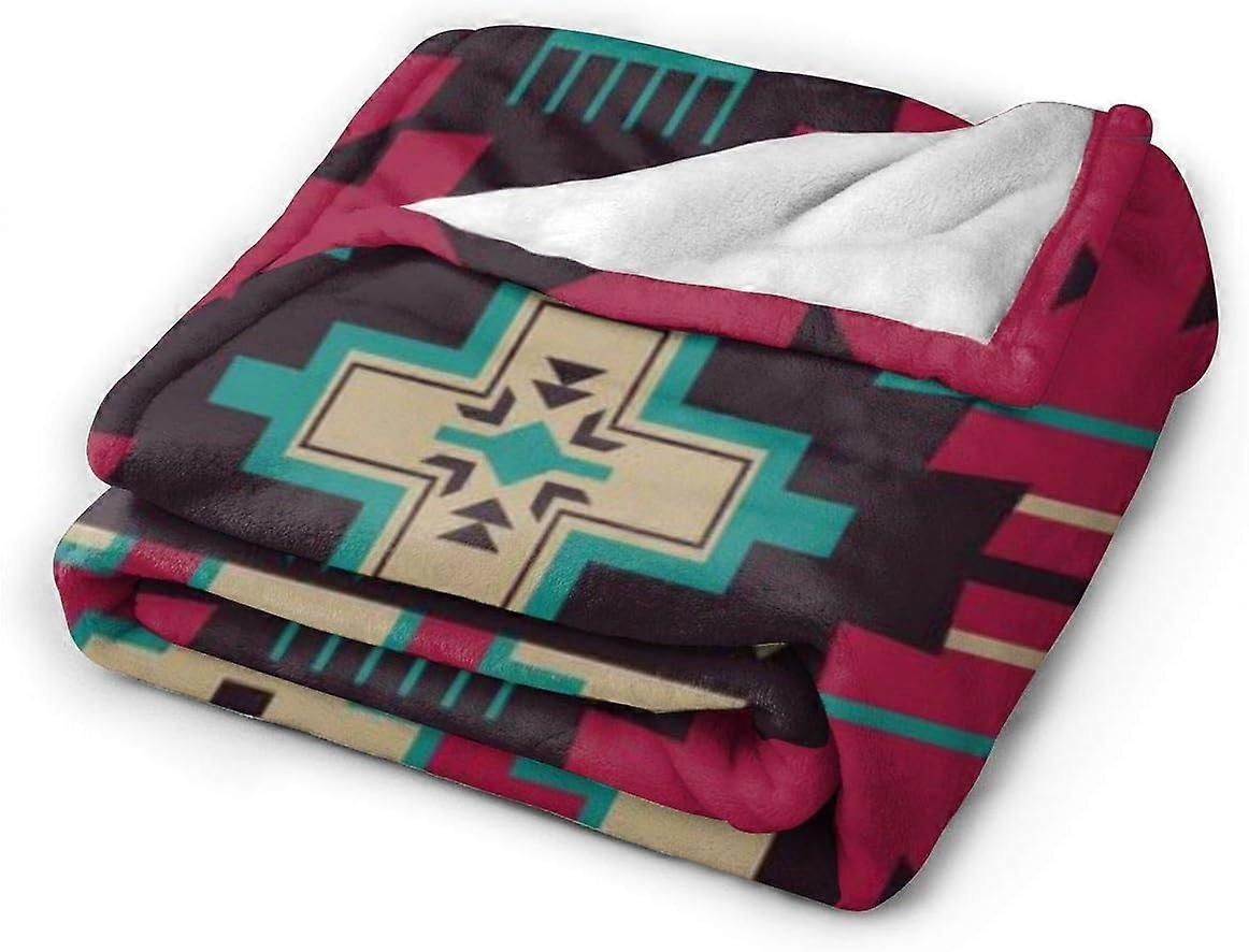 Native Southwest American Indian Aztec Navajo Throw Blanket Soft ...